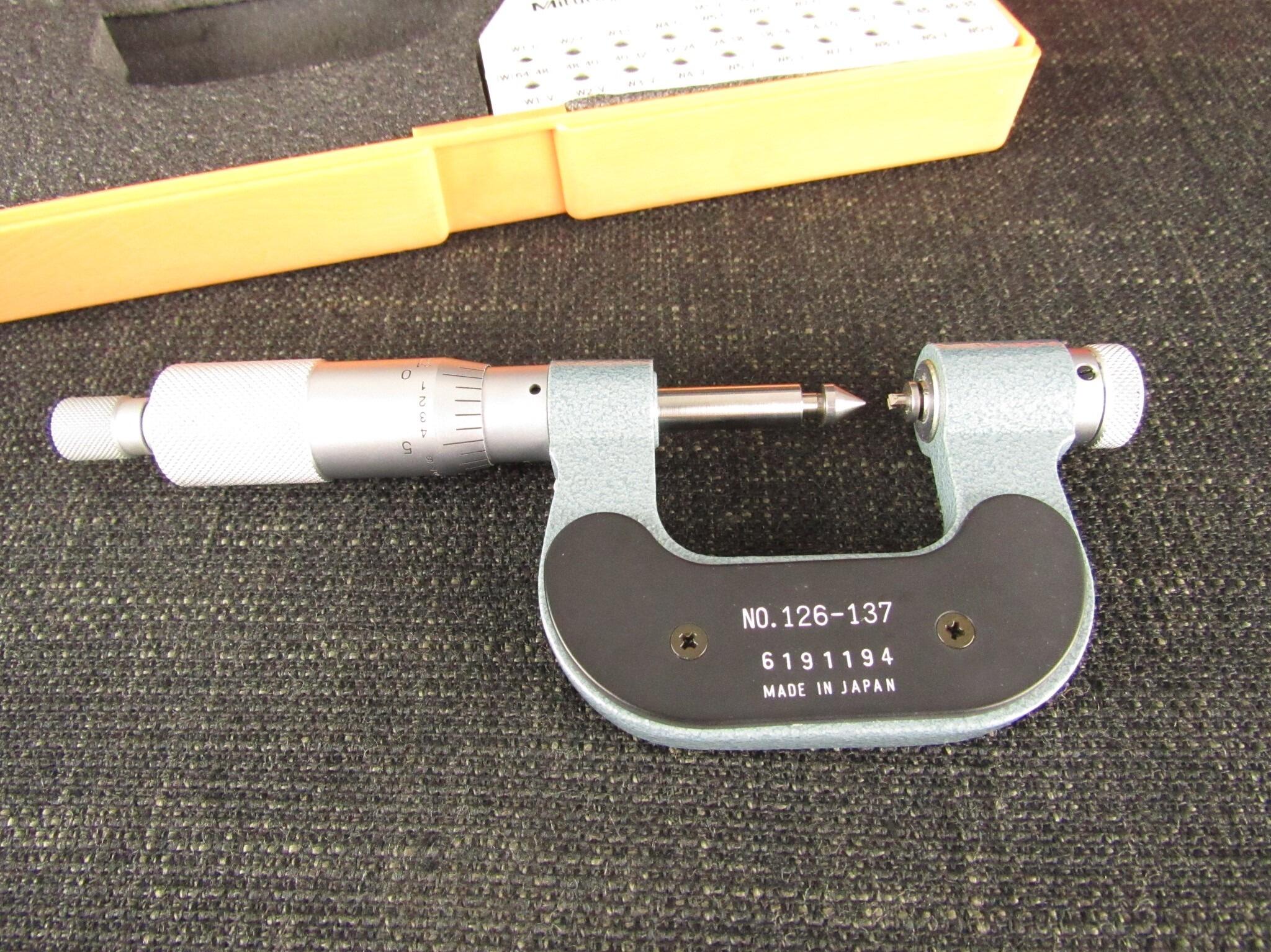 MITUTOYO 126 - 137 Thread Micrometer *SOLD*
