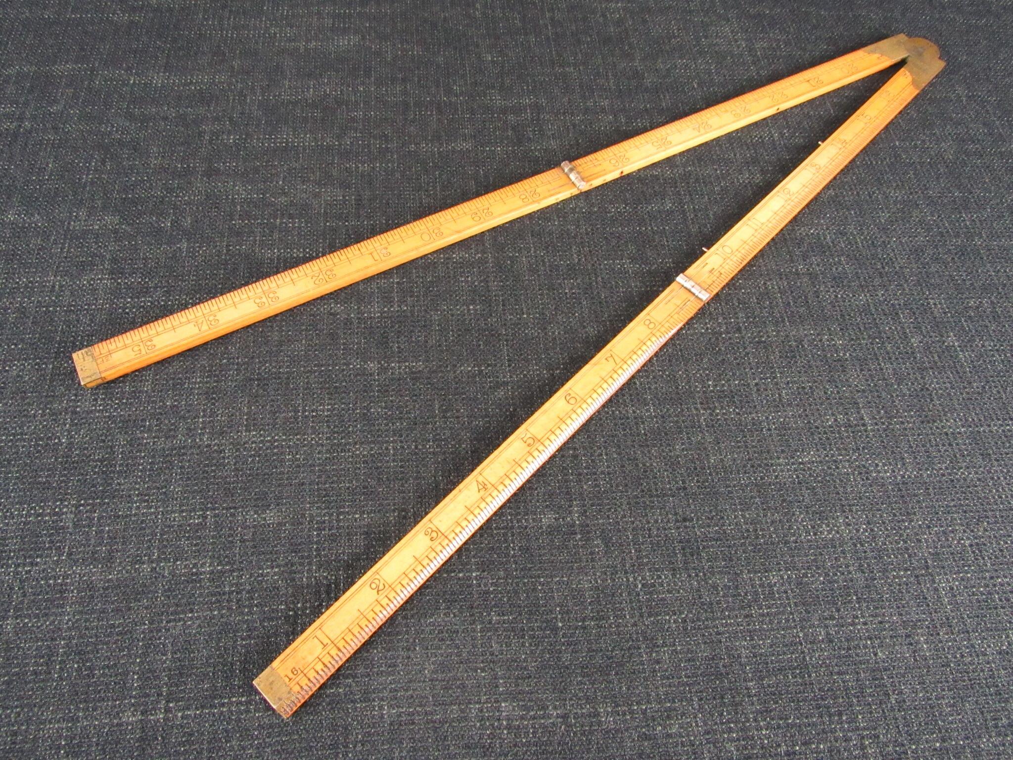 RABONE 2550 Boxwood Rule with Bevelled Edge - 3 foot 4 fold