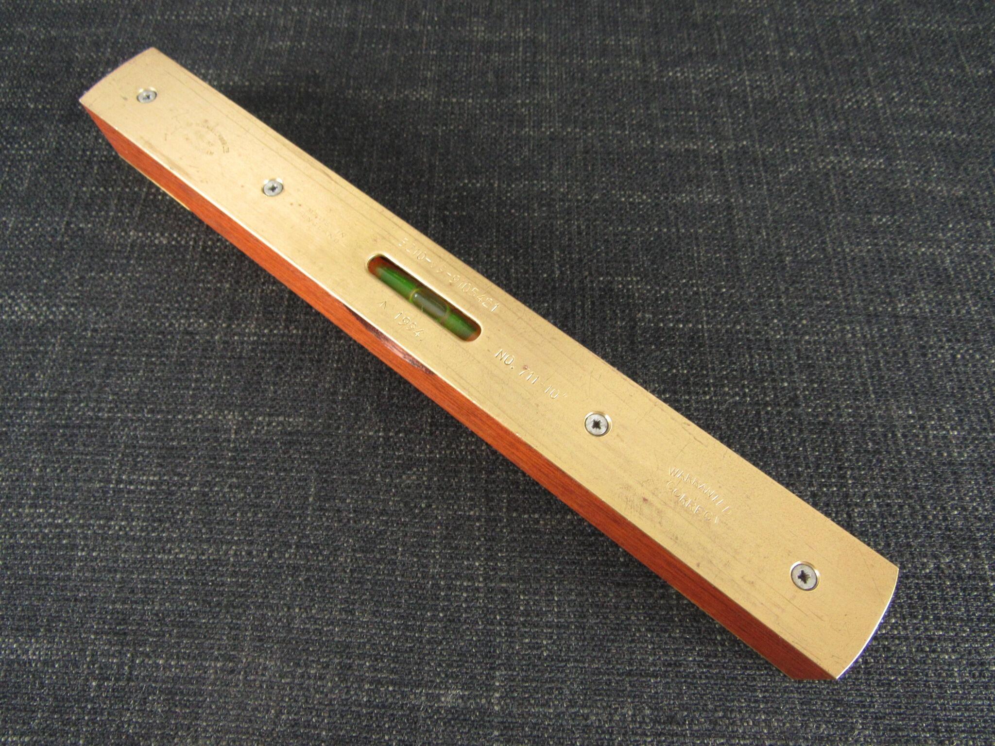 SMALLWOOD 711 Spirit Level with Military Marks - 10 inch *SOLD*