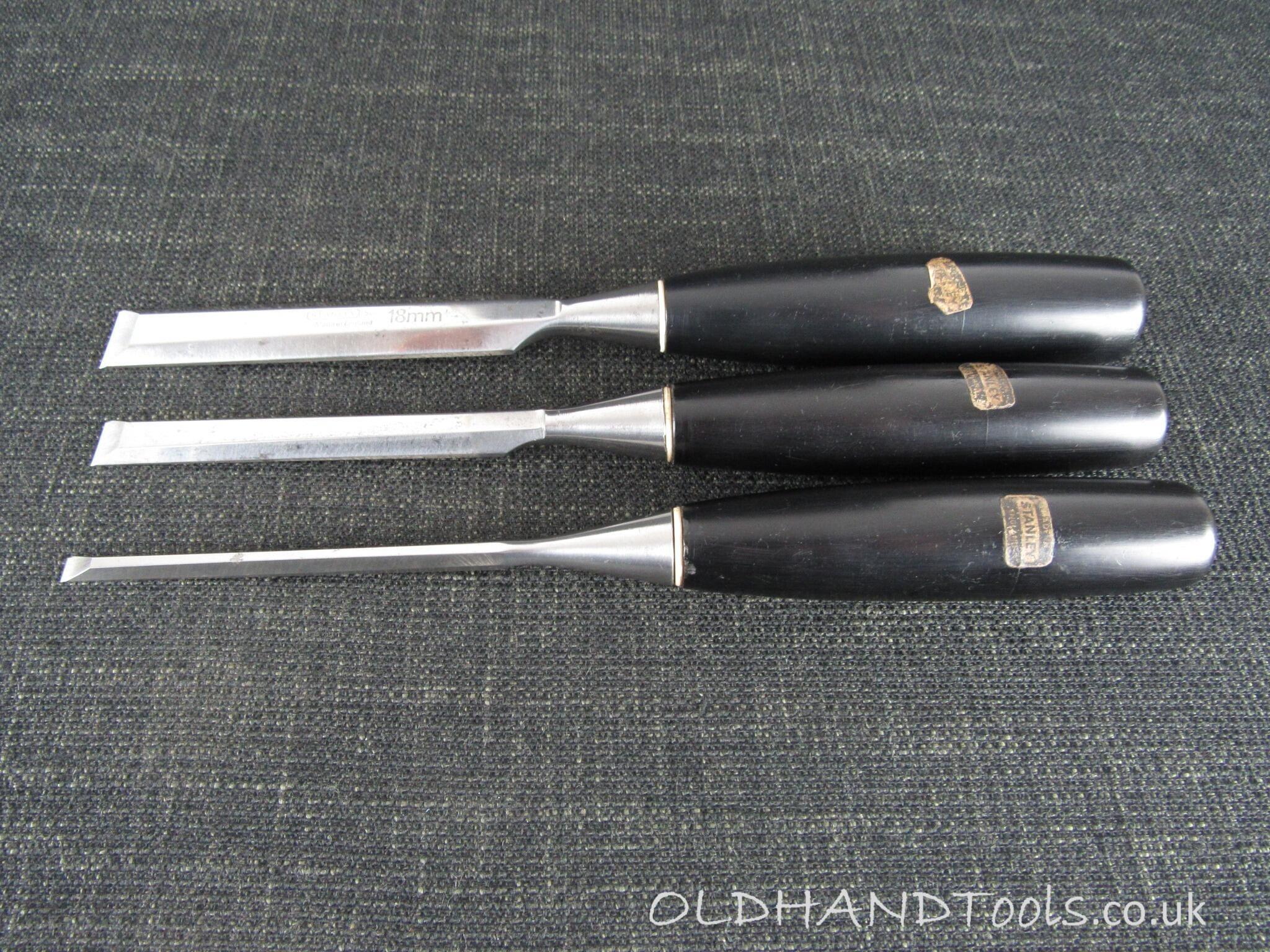 Vintage Set of 3 STANLEY 5001 Chisels *SOLD*