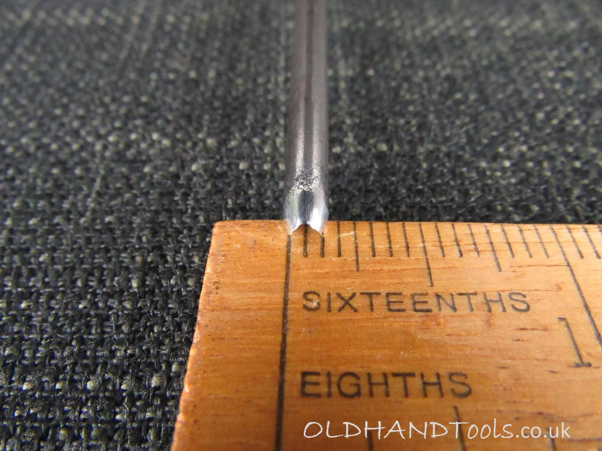 SORBY 1/8 inch Deep Carving Gouge - 3mm