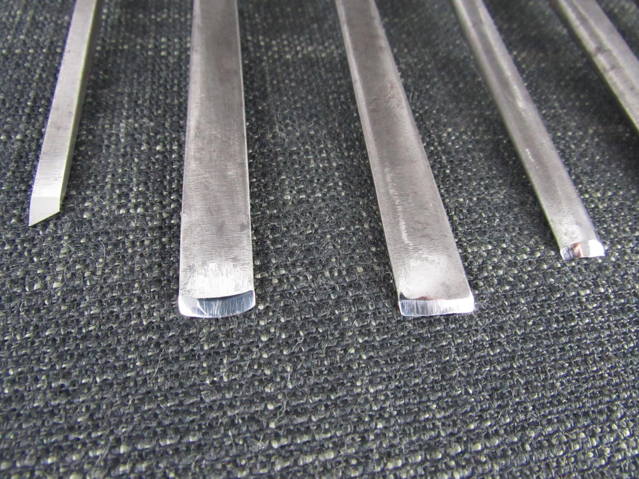 Set of 12 Antique JB ADDIS Carving Tools - 10 Prize Medals