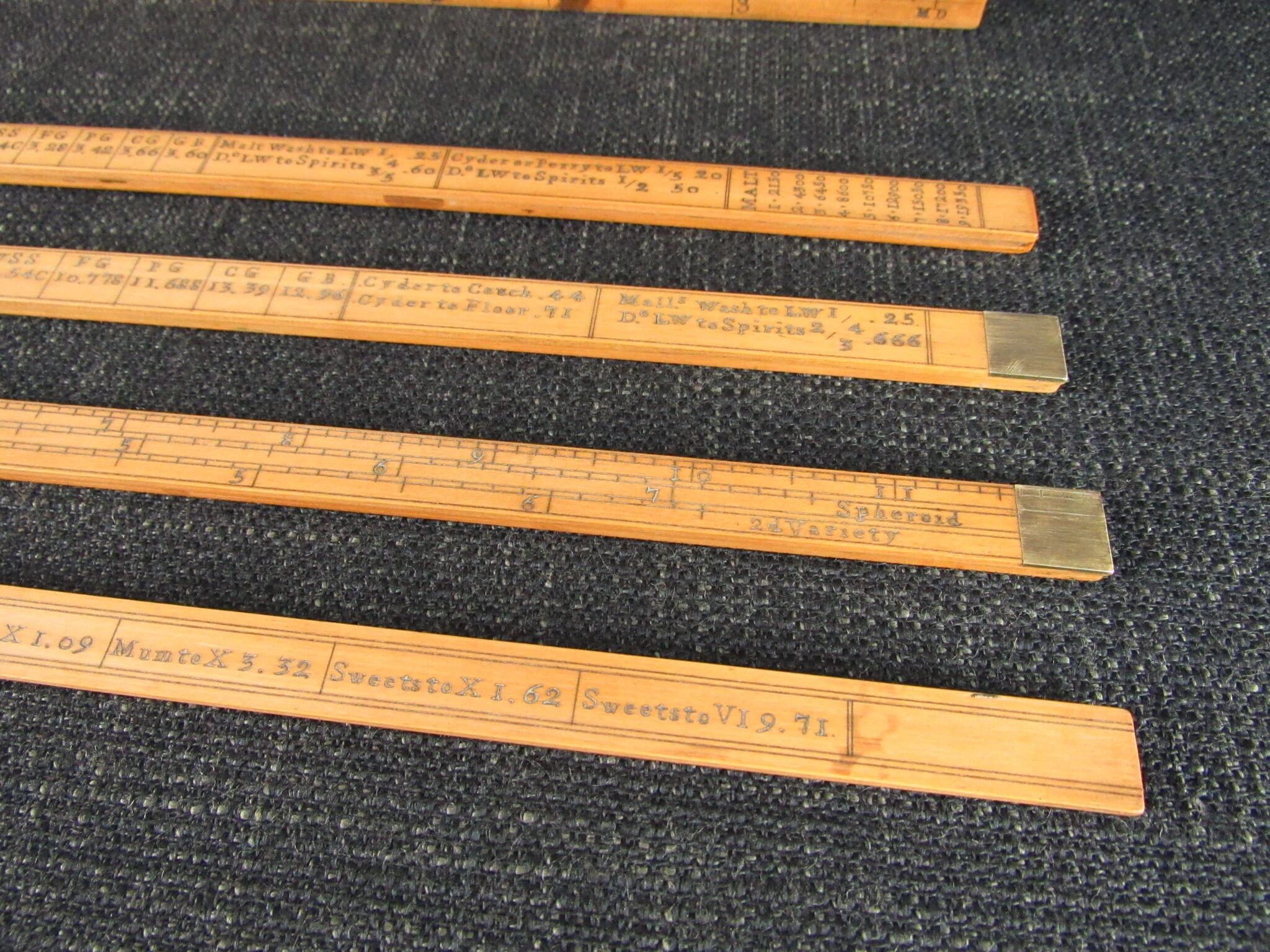 18th Century 4 Slide Gaugers' Rule by EDWARD ROBERTS *SOLD*