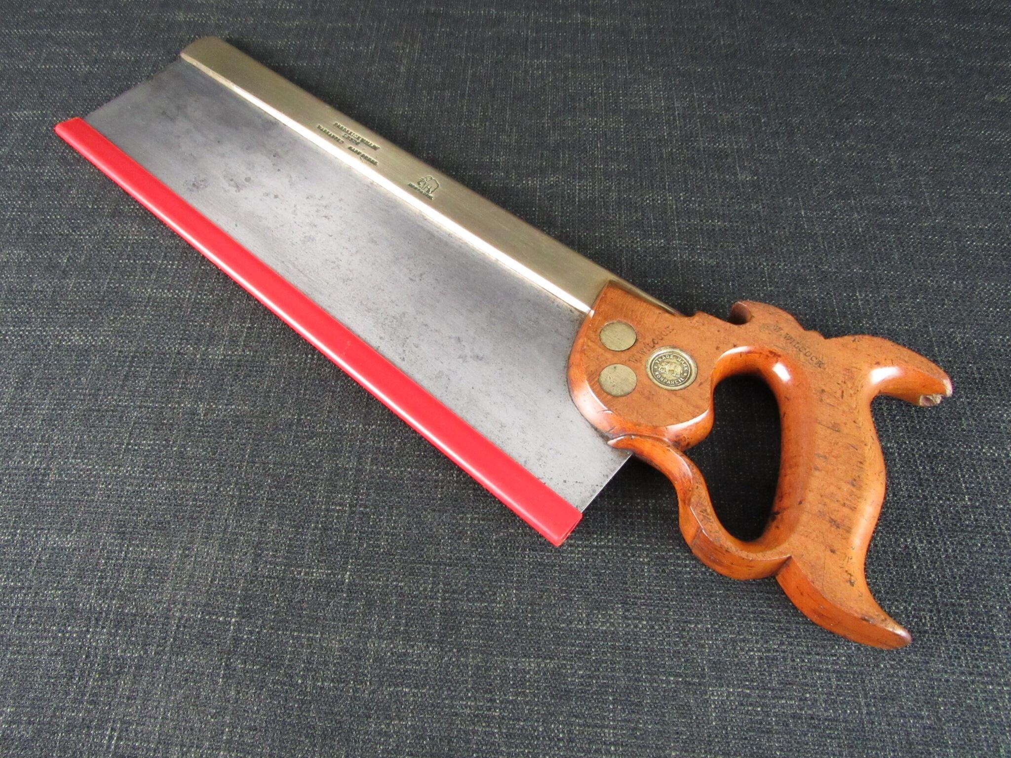 TYZACK 14 inch Brass Back Saw for Frederick Willey of Leeds *SOLD*