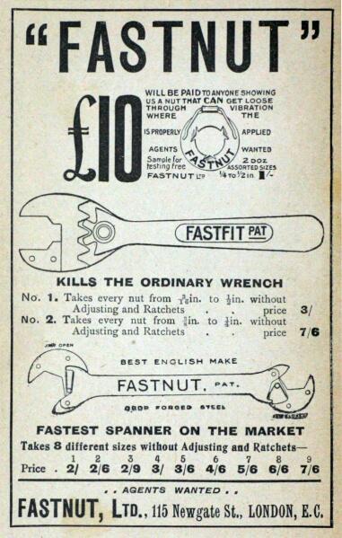 Patent FASTFIT Adjustable Wrench *SOLD*