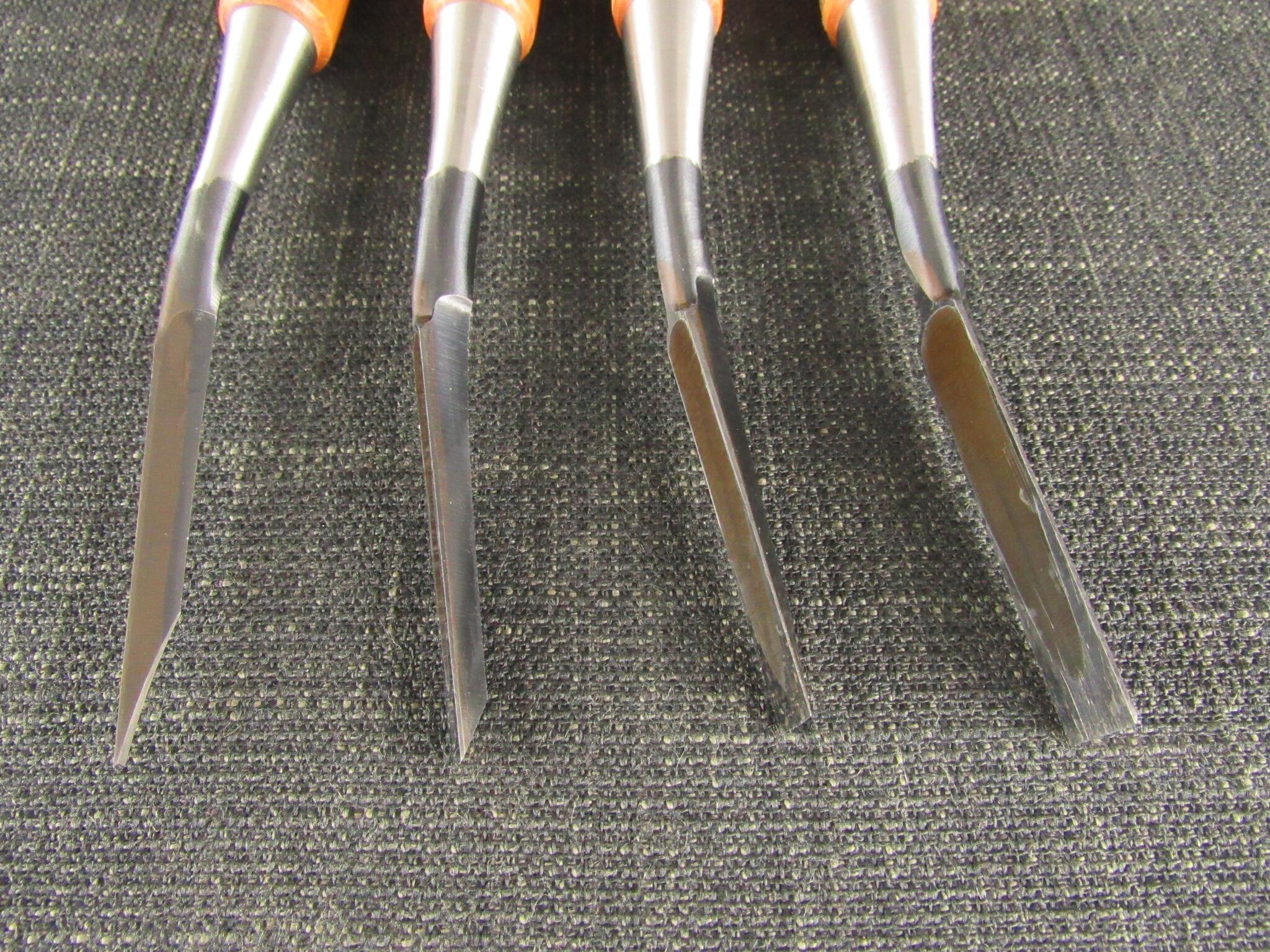 Set of 4 Japanese Chisels - Oyama City *SOLD*