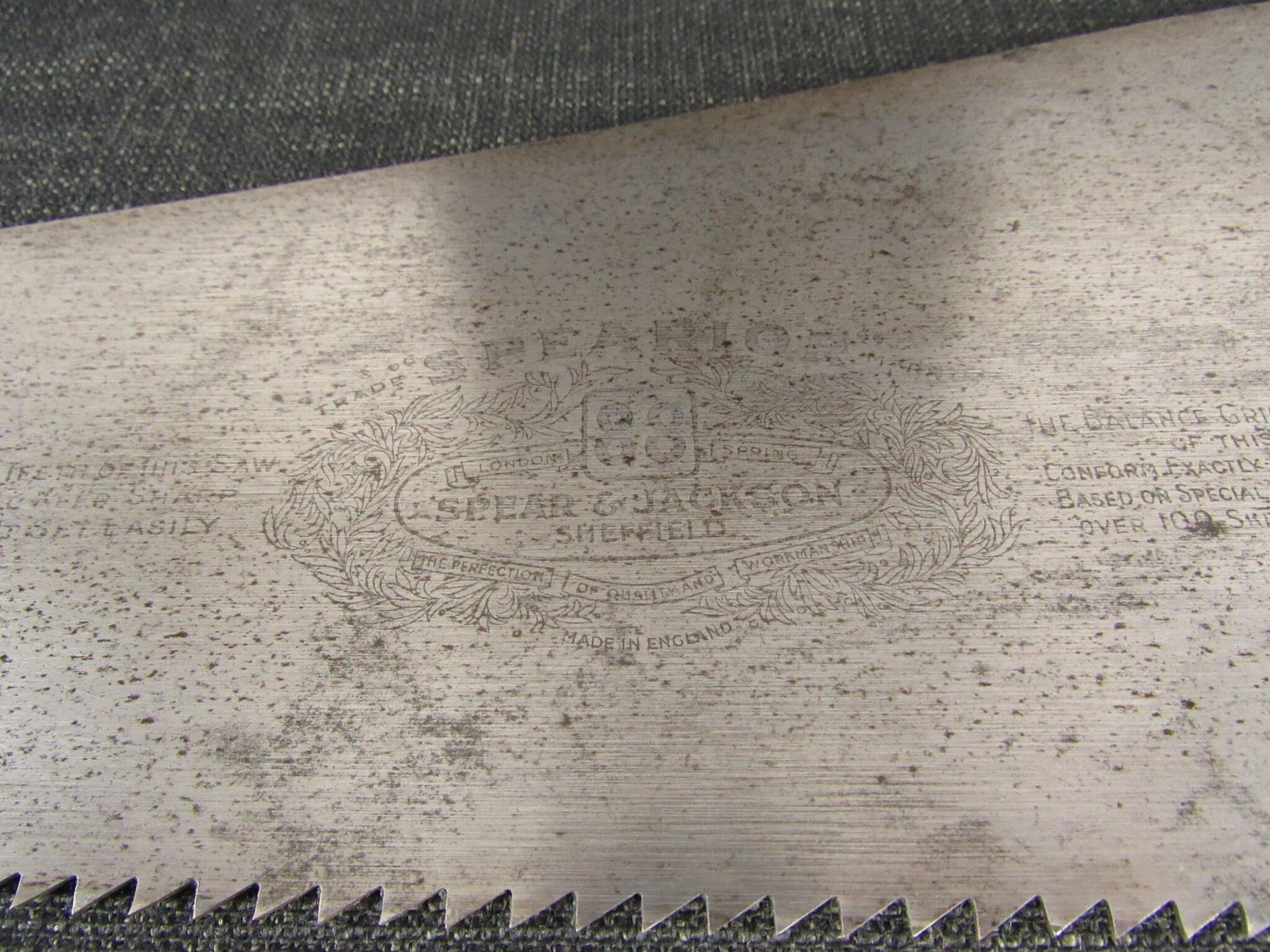 SPEAR & JACKSON 88 Rip Saw - 26 inch *SOLD*