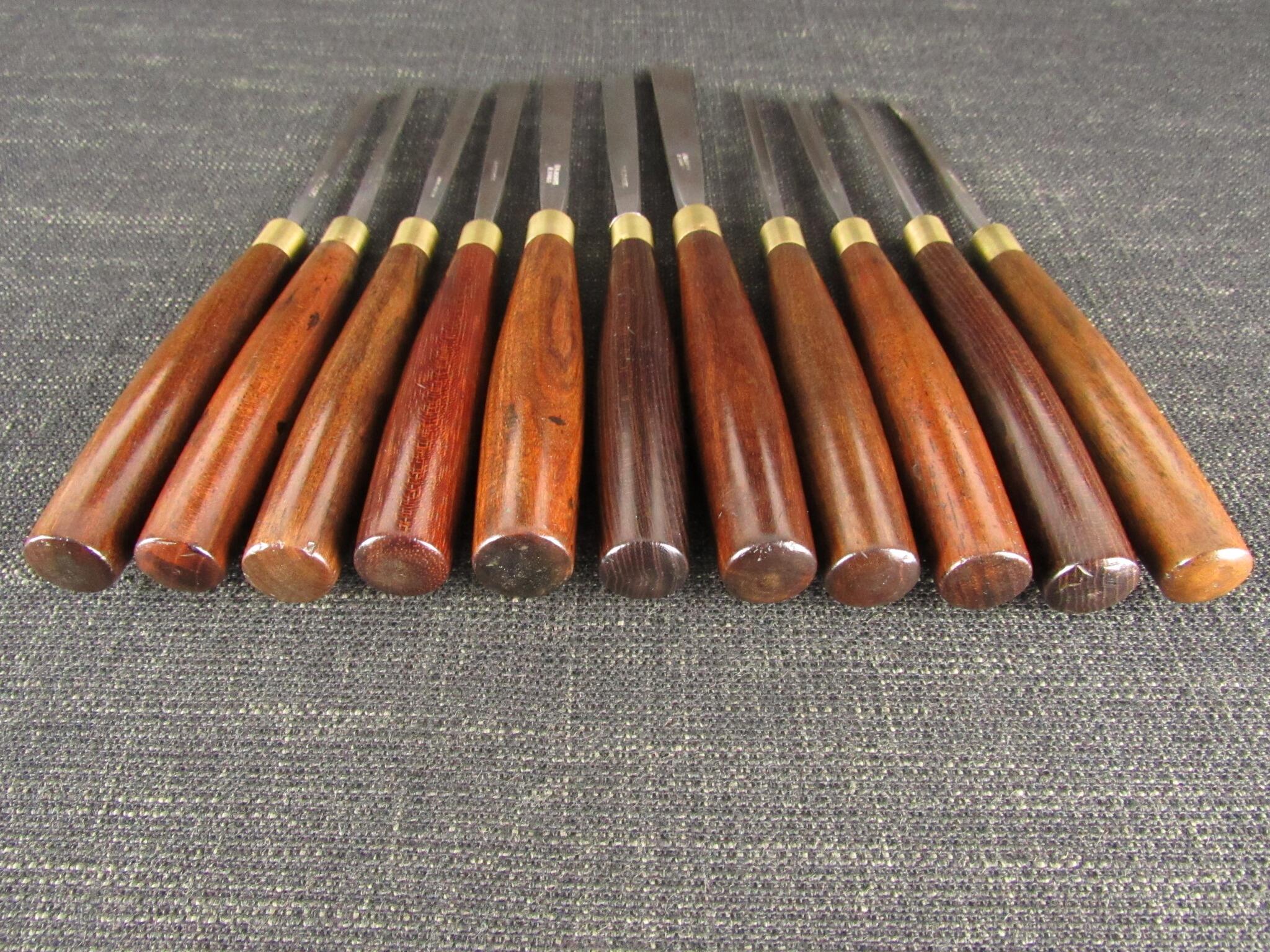 Set of 11 Antique JB ADDIS Carving Tools - 9 Prize Medals *SOLD*