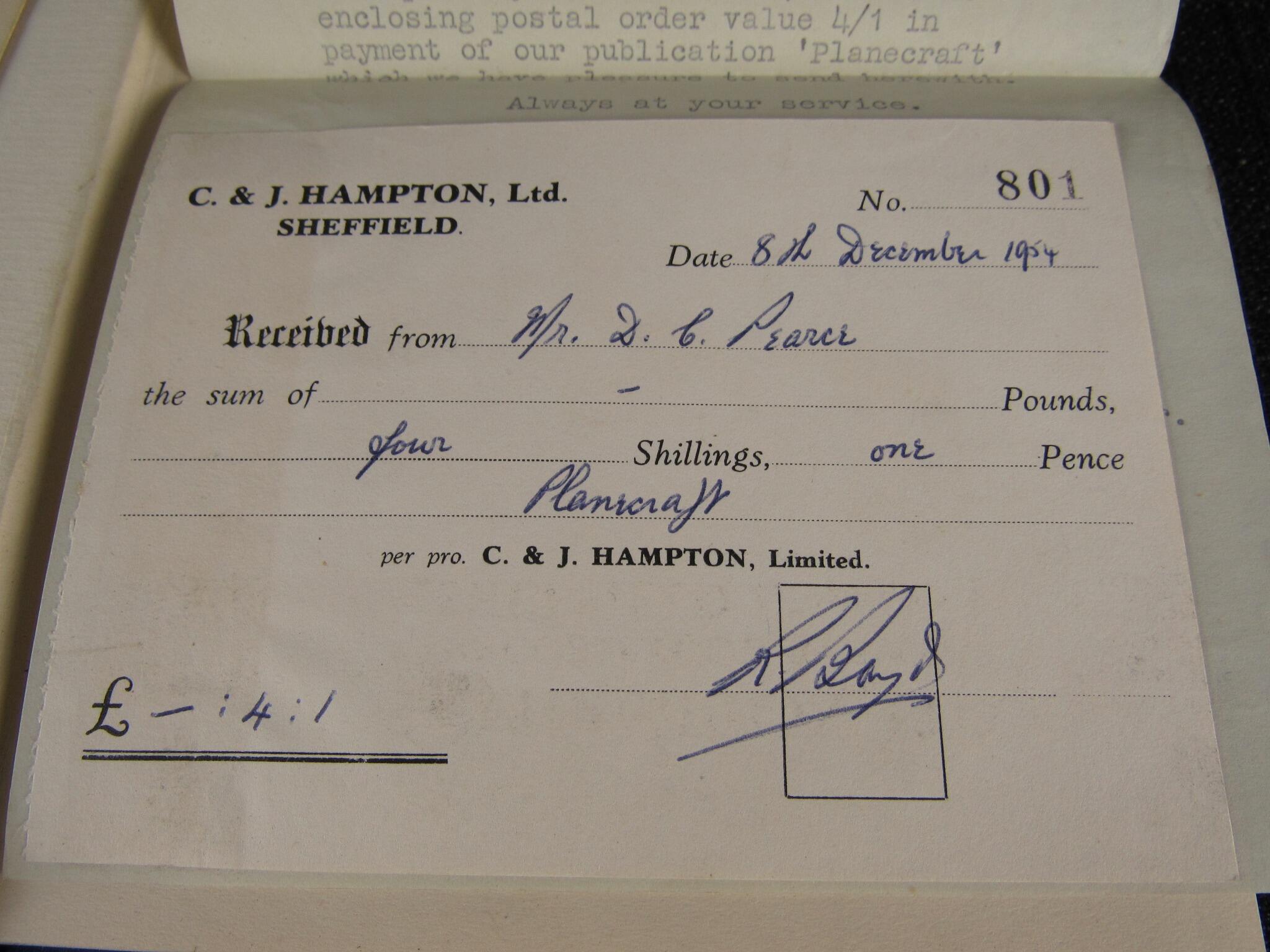 RECORD Planecraft Book with Original Packaging *SOLD*