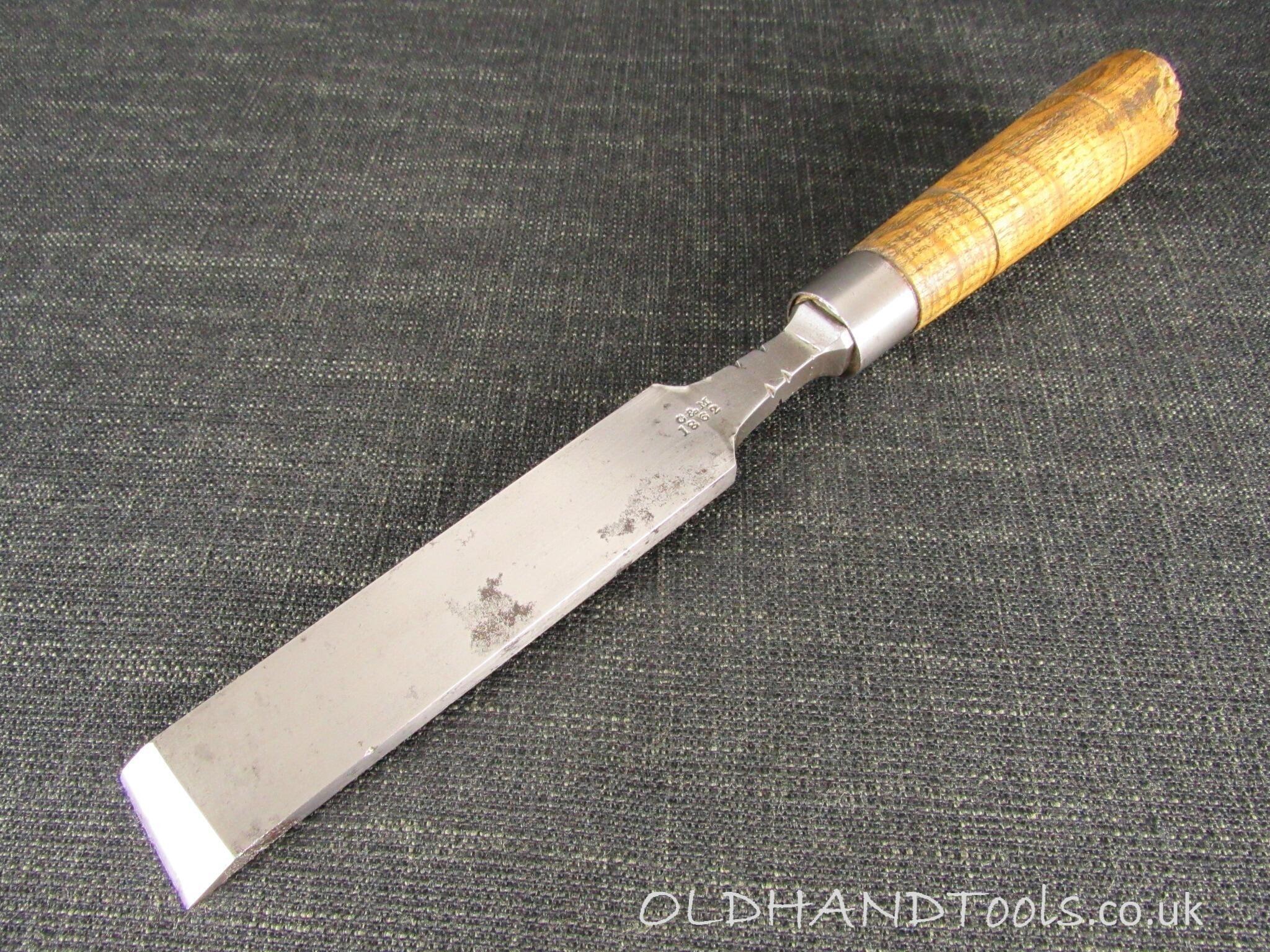 Interesting Heavy Duty Chisel by HUNTER of Sheffield - 1 3/8 inch *SOLD*