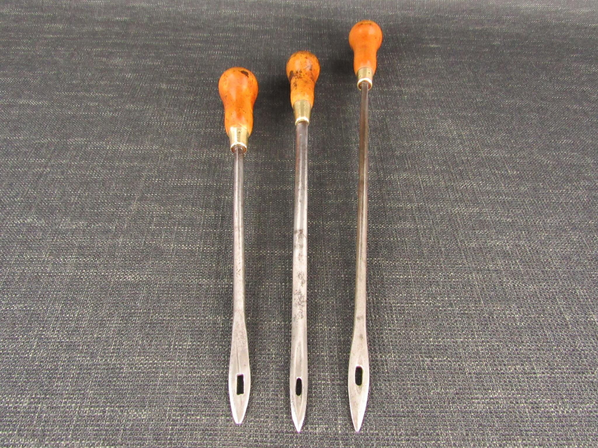 3 Saddlers & Harness Makers Collar Awls - BLANCHARD *SOLD*