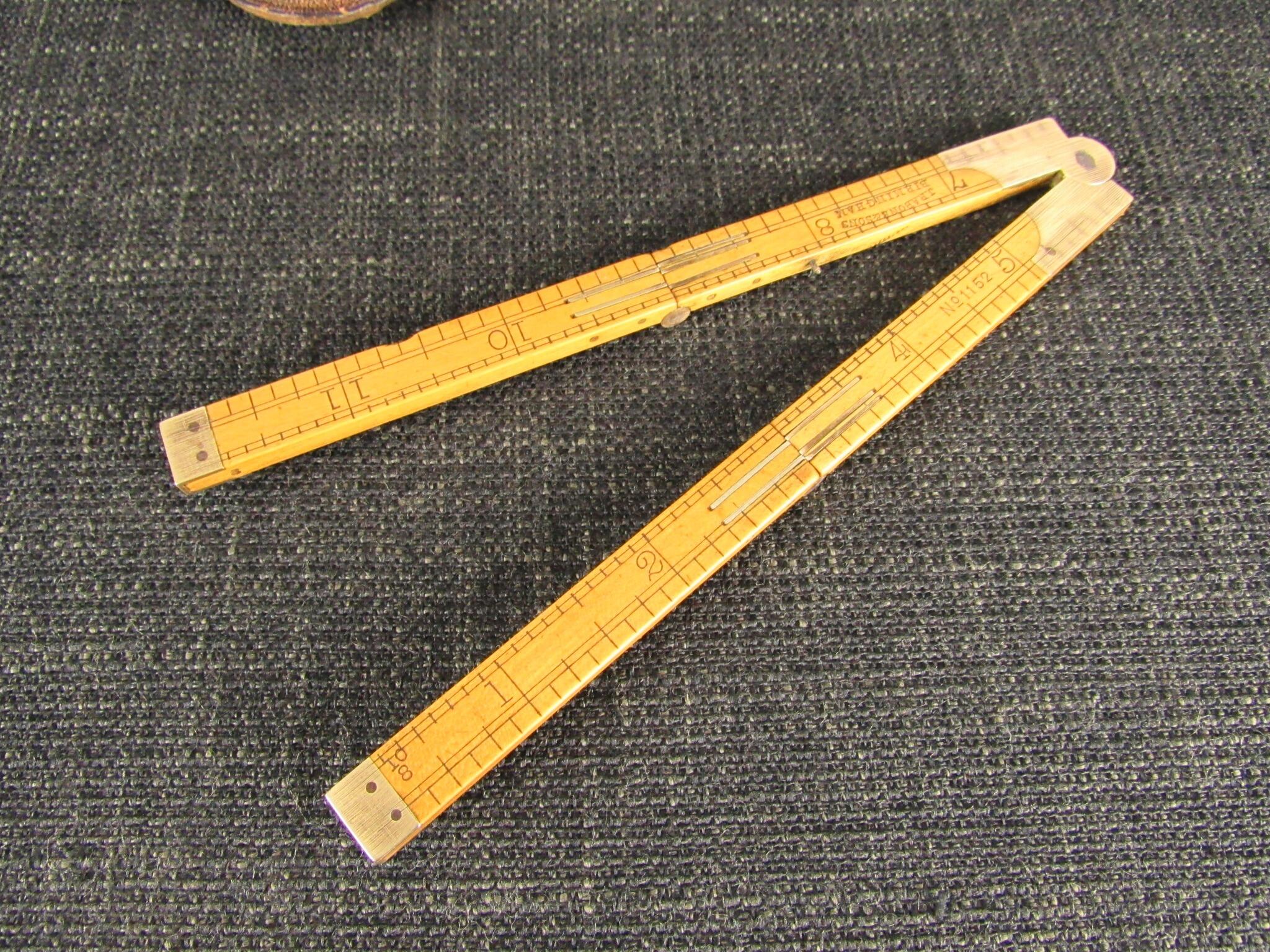 RABONE No 1152 Boxwood Rule - 1 foot 4 fold *SOLD*