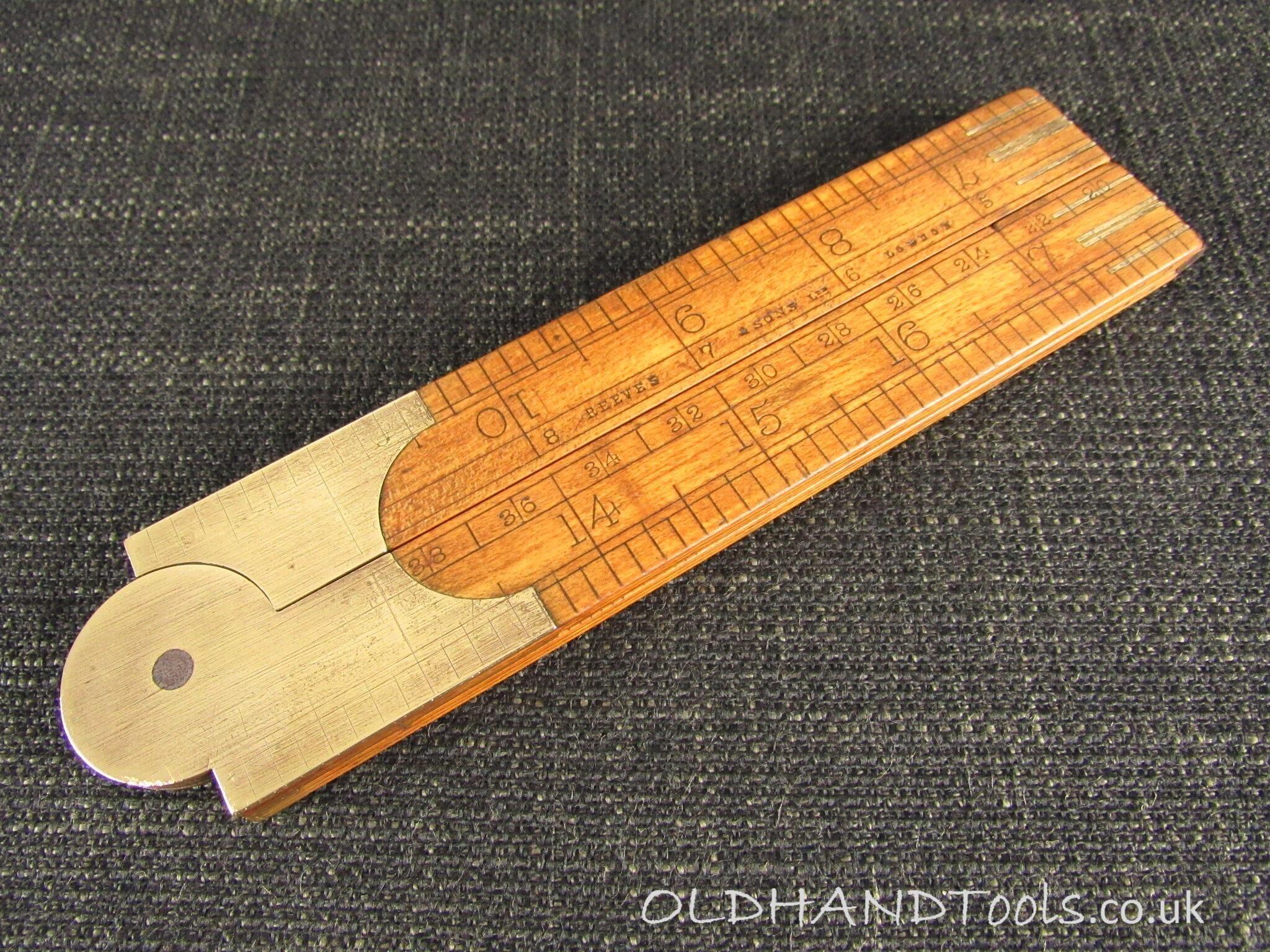 REEVES & SONS 2 foot 4 fold Boxwood Rule *SOLD*