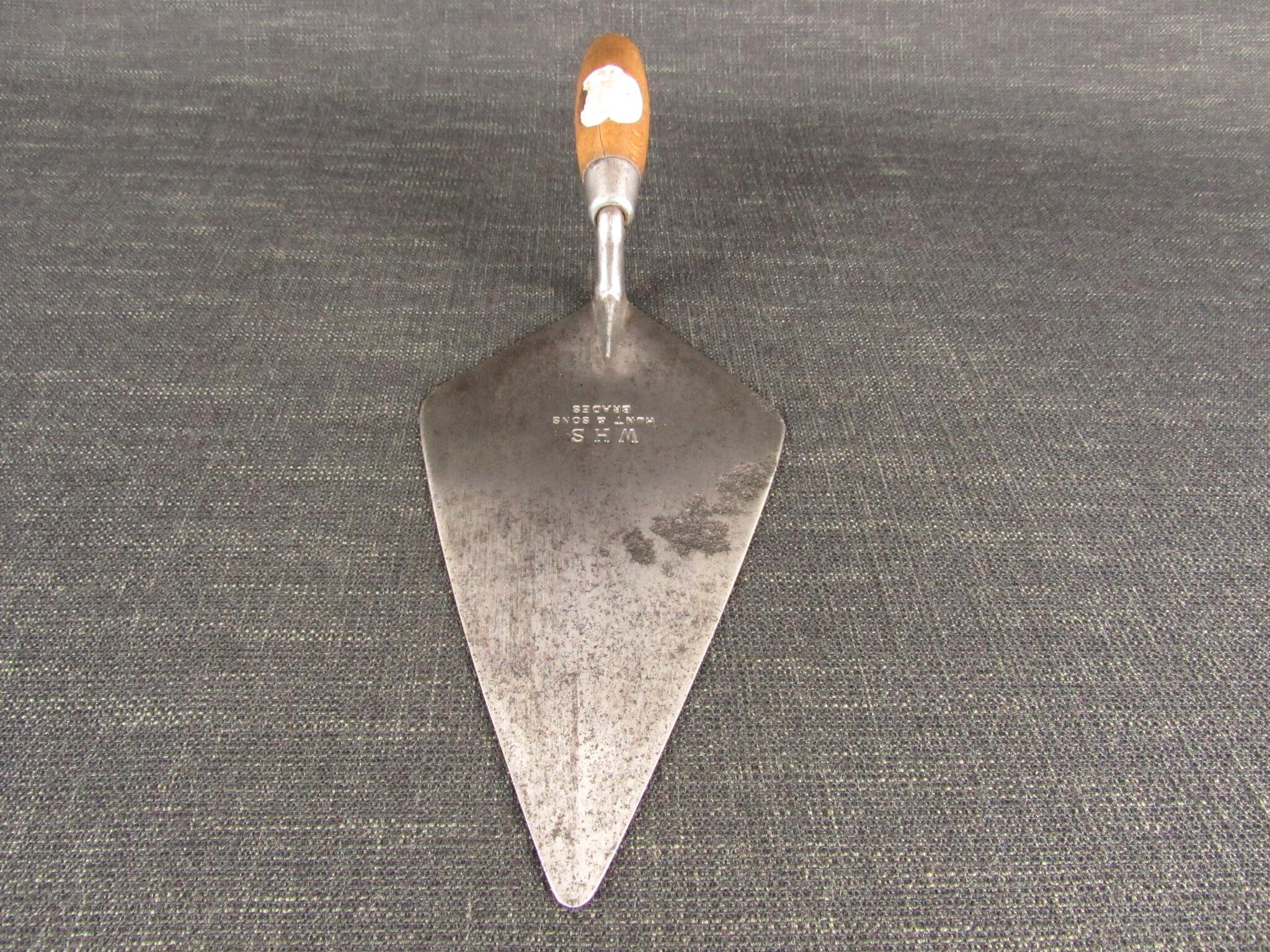 Vintage WHS BRADES Capped Bricklayers Trowel - 10 inch *SOLD*