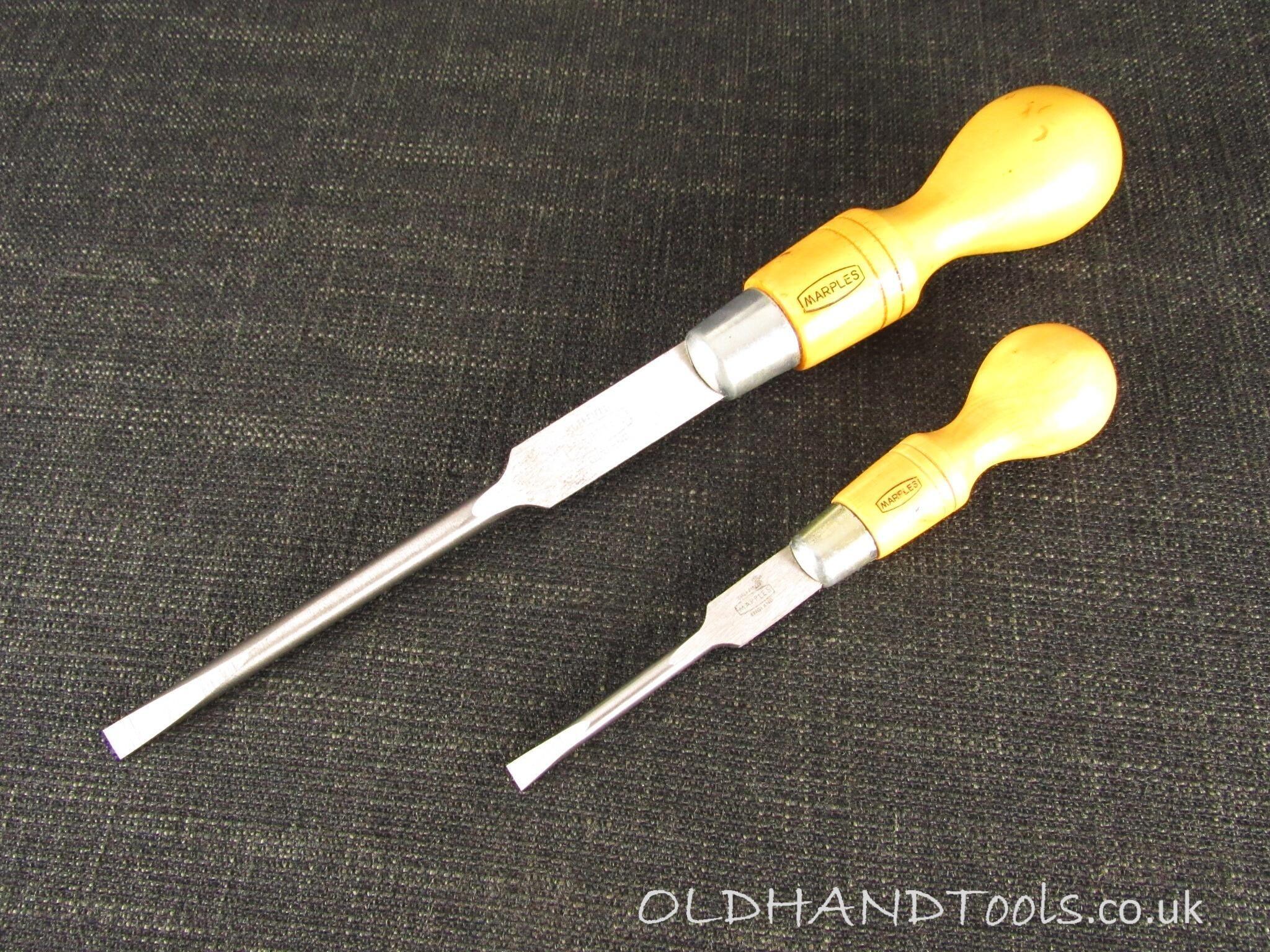 Pair of MARPLES Boxwood Handled Cabinet Screwdrivers - Unused *SOLD*