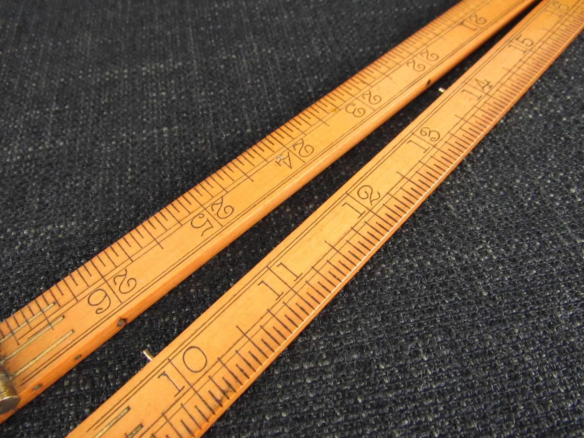 RABONE 2550 Boxwood Rule with Bevelled Edge - 3 foot 4 fold