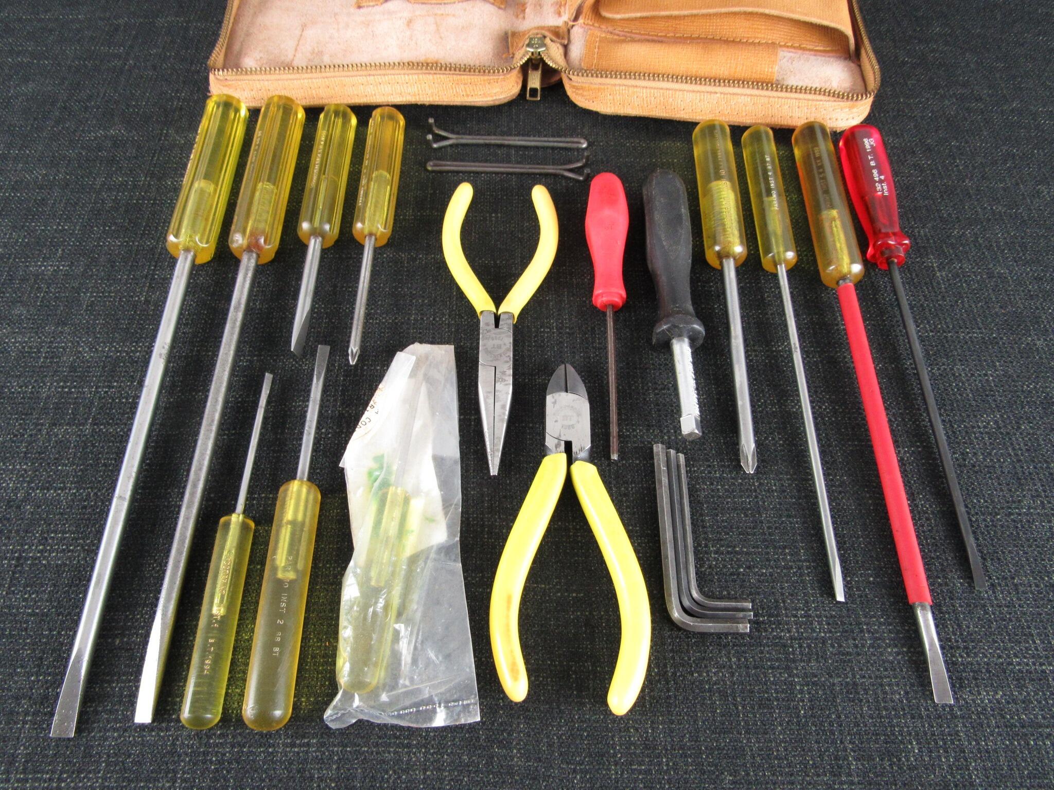 GPO BT No 3 Leather Tool Kit Wallet & Contents *SOLD*