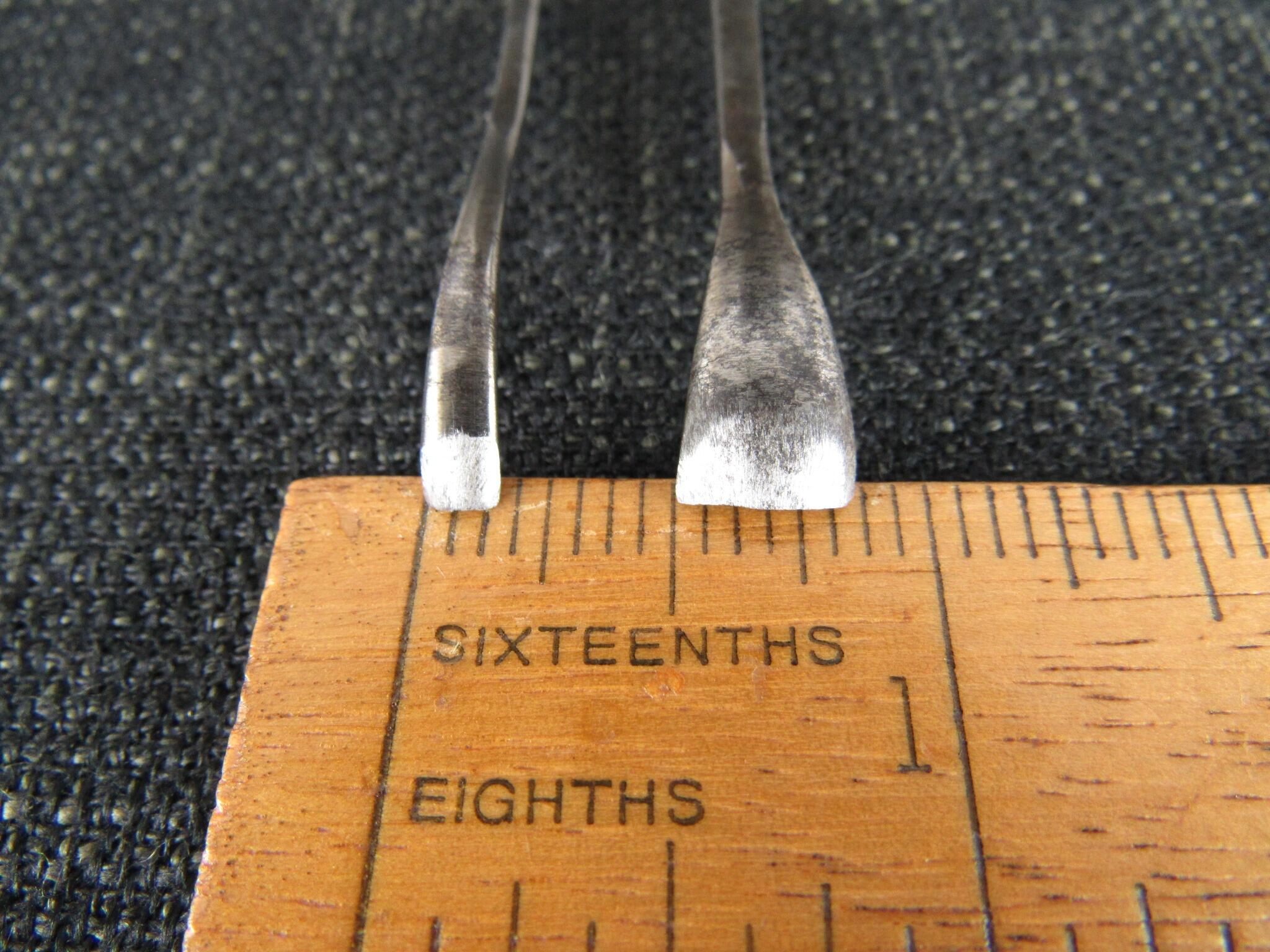 2 Unused MARPLES Spoon Carving Gouge Tangs *SOLD*