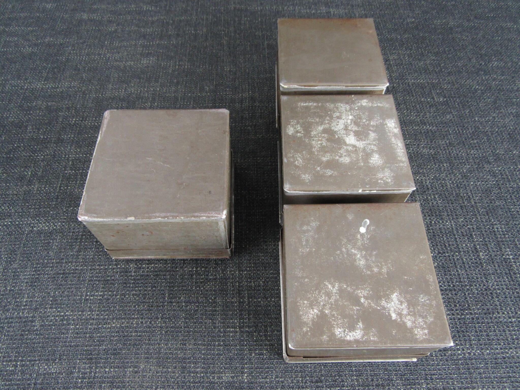 4 Metal Storage Boxes - Standard Sample Private Contract