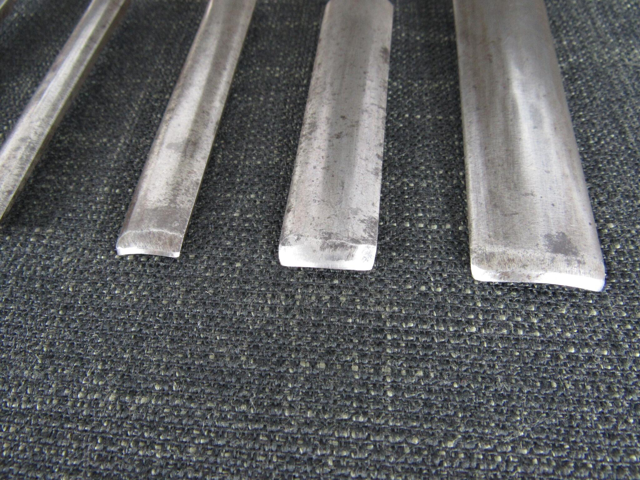 Graduated Set of 6 WARD Firmer Gouges *SOLD*