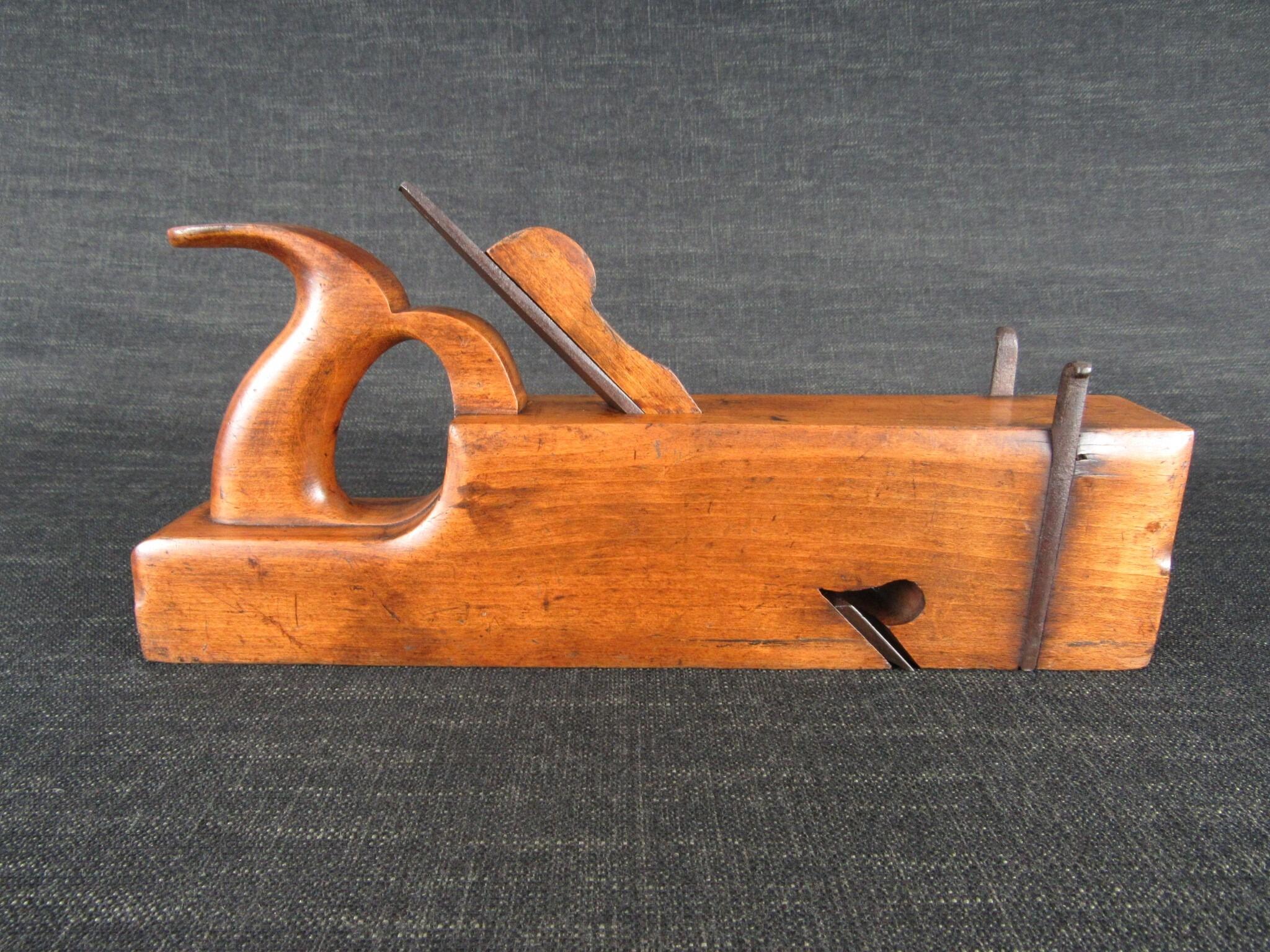 Impressive Large Handled Wooden Skew Rebate Plane *SOLD*