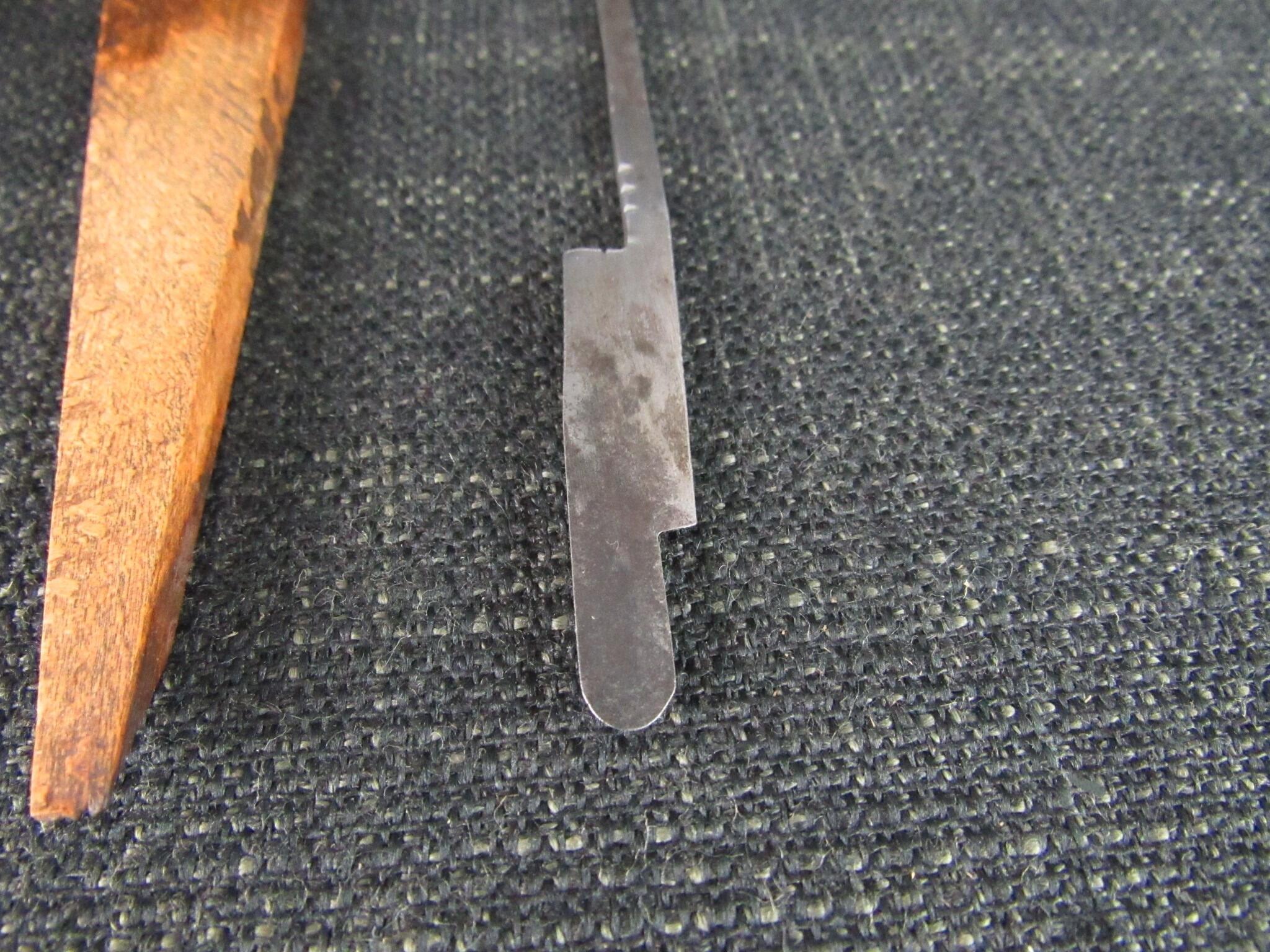 Narrow Wooden Fluting Plane Moulding Plane by DEELEY *SOLD*