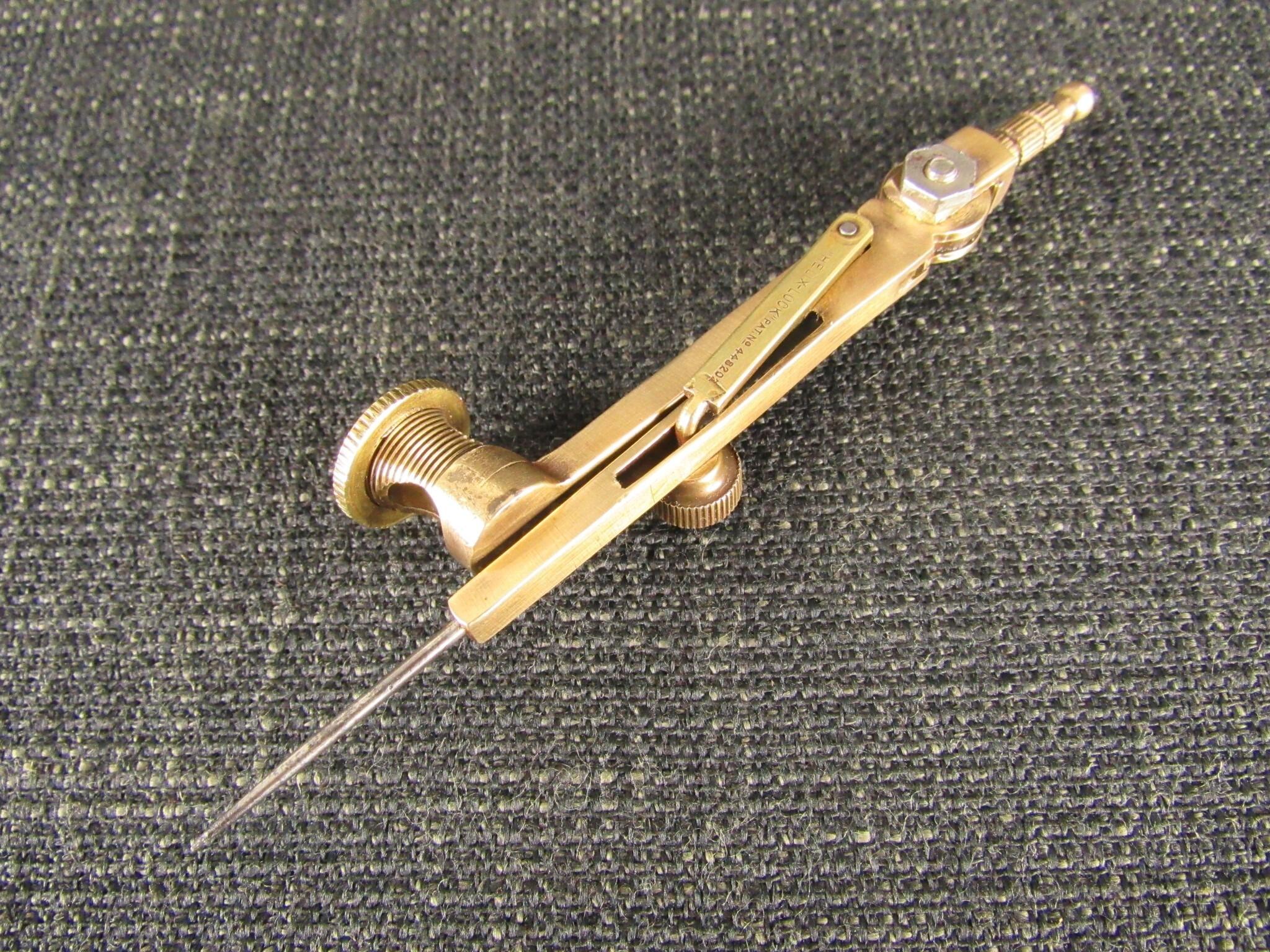Patent HELIX Lock Brass Compass *SOLD*