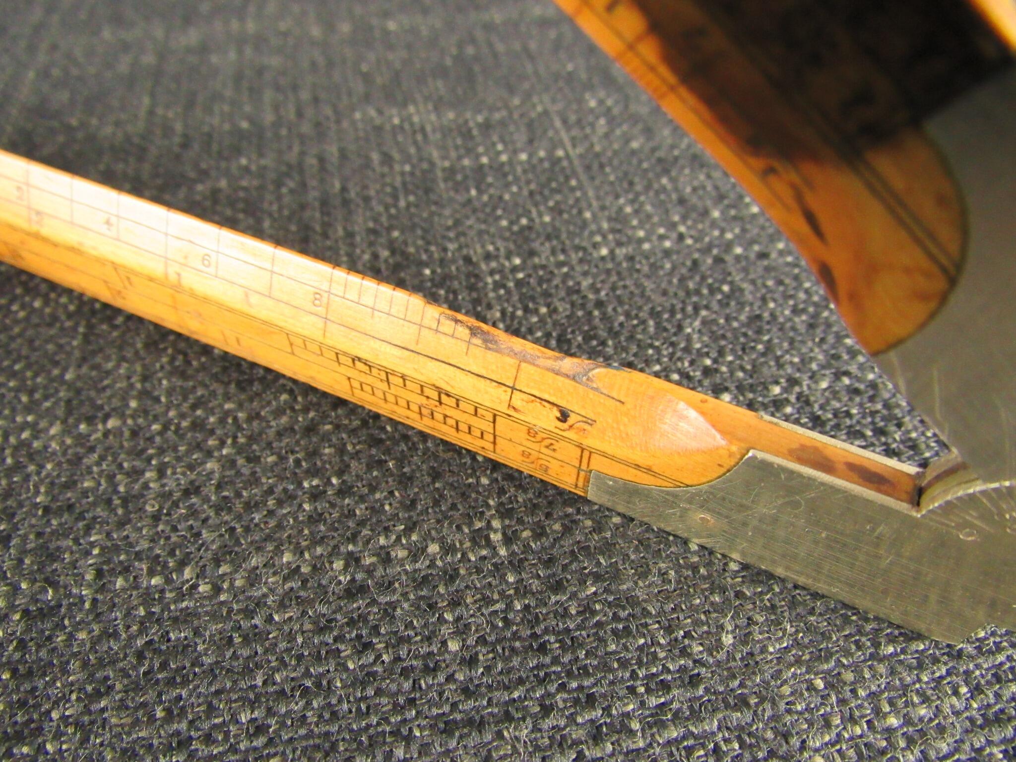 PRESTON Boxwood Architects Rule with German Silver Mounts - 2 foot 4 ...