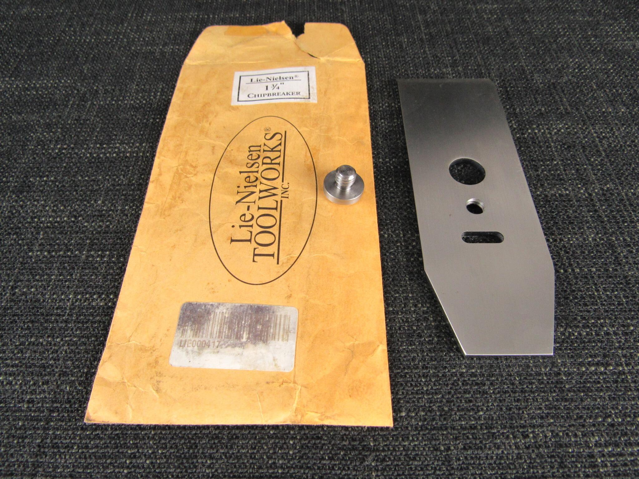 LIE NIELSEN 1 3/4 inch Plane Cap Iron or Chip Breaker *SOLD*