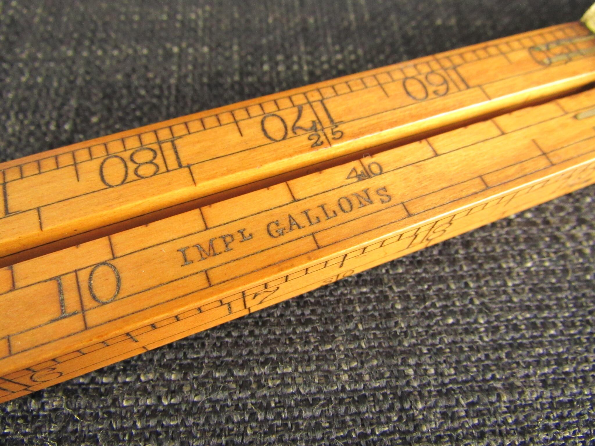 LOFTUS 6 Fold Boxwood Gauging Rod or Dipping Rule *SOLD*