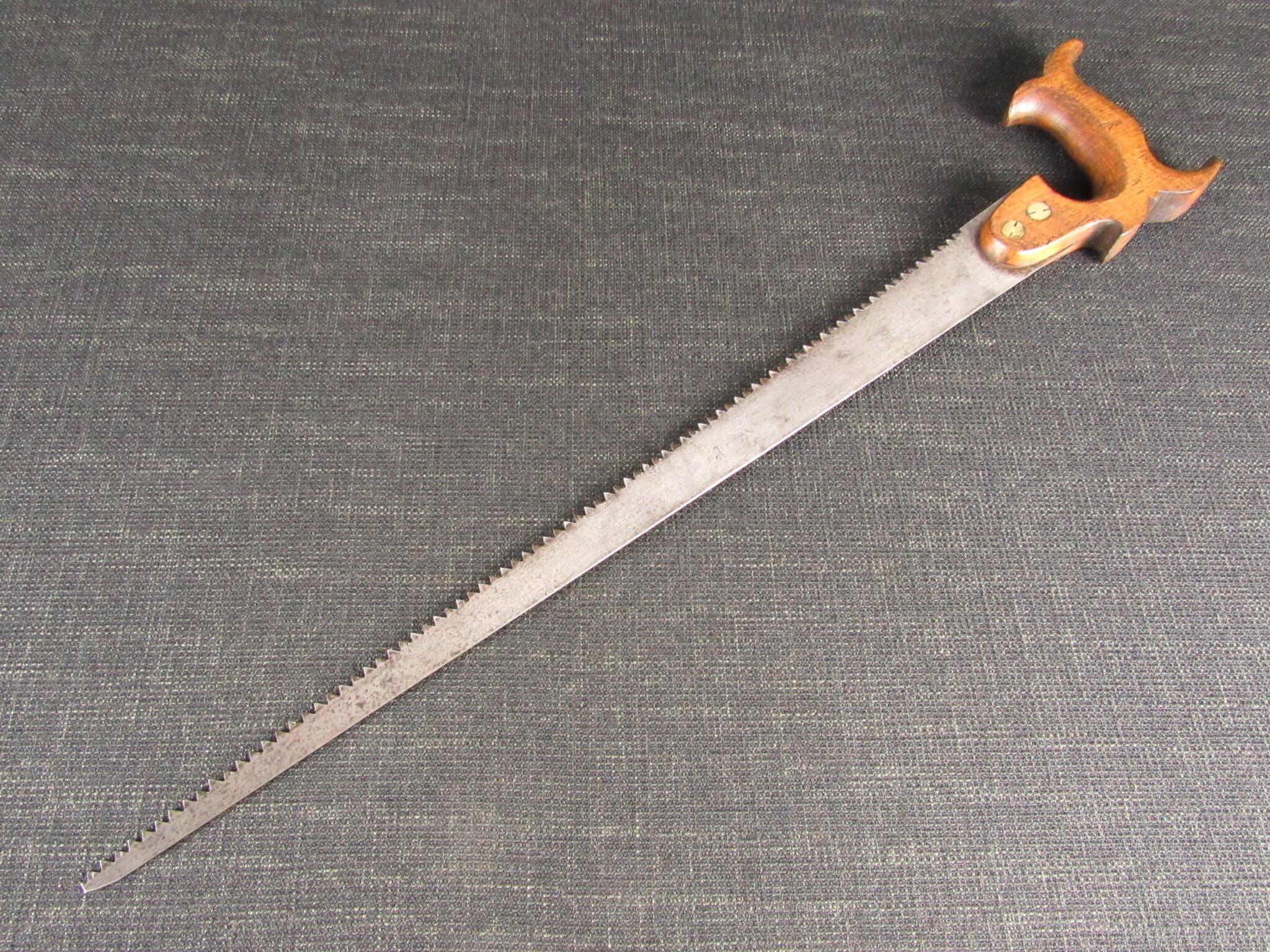 Large Compass Saw by SANDERSON BROTHERS & NEWBOULD with Broad Arrow *SOLD*