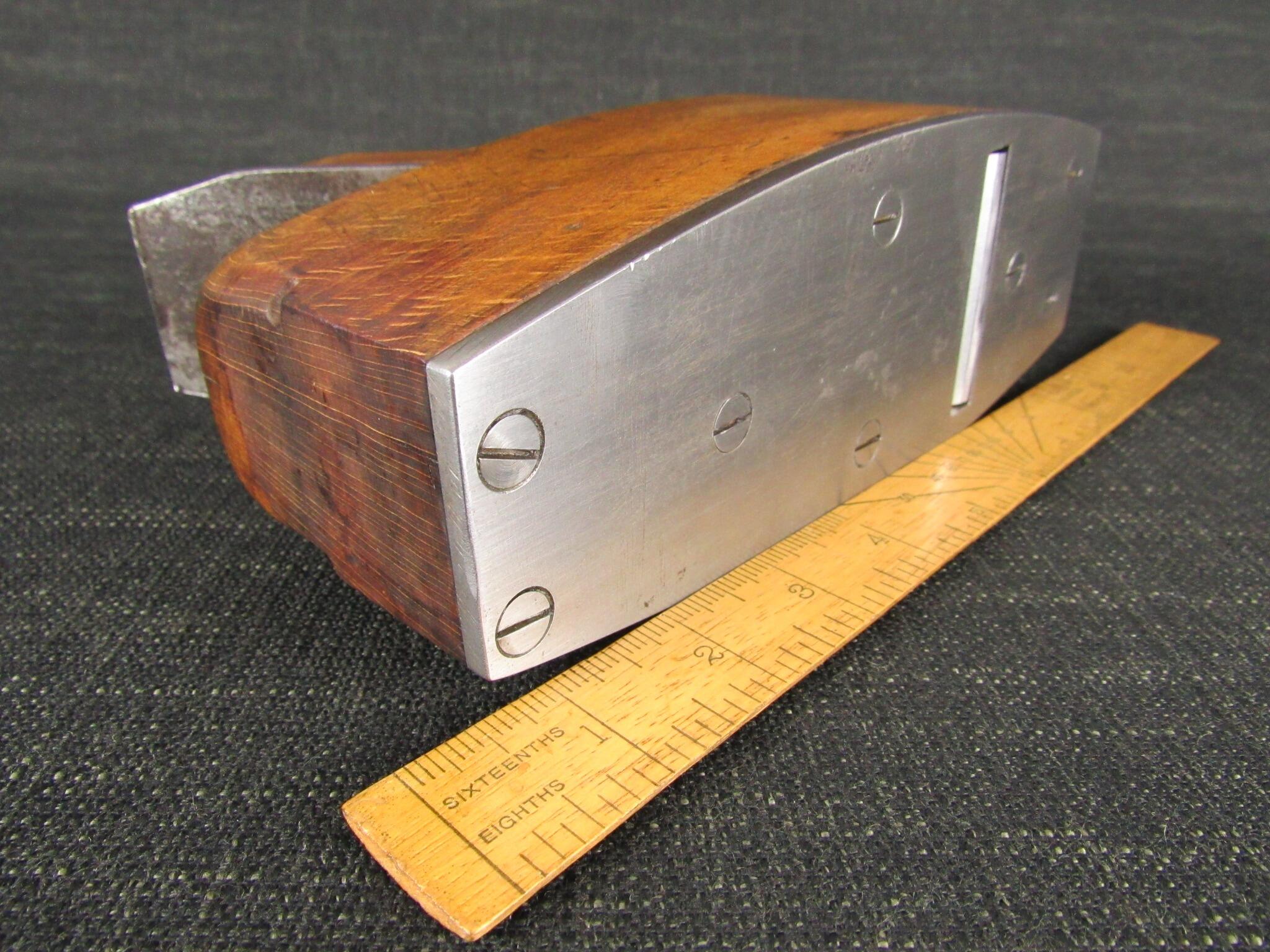 JOHN HALL Steel Soled Wooden Smoothing Plane - Coffin Smoother *SOLD*