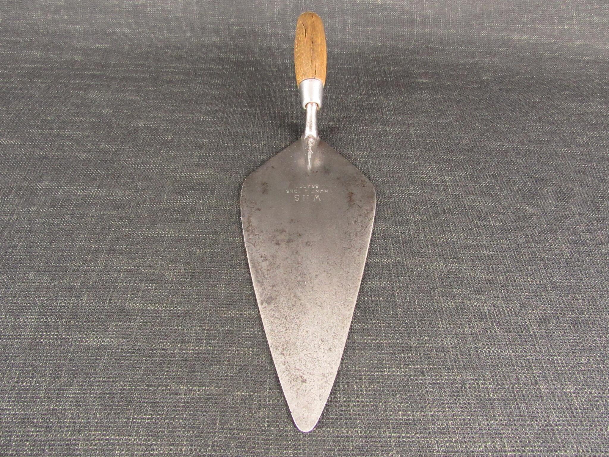 Vintage WHS BRADES Capped Bricklayers Trowel - 11 inch *SOLD*