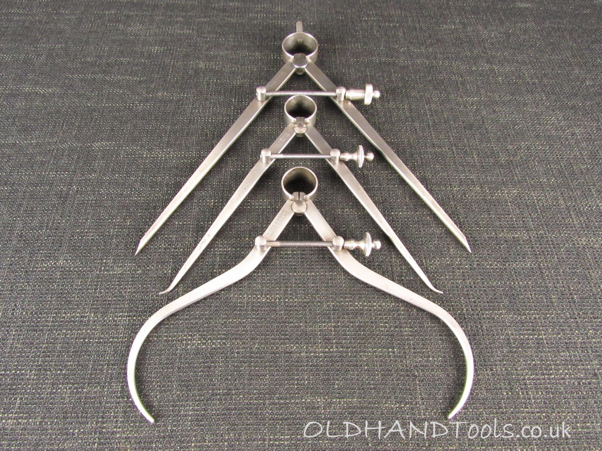 MOORE & WRIGHT Spring Callipers & Dividers *SOLD*