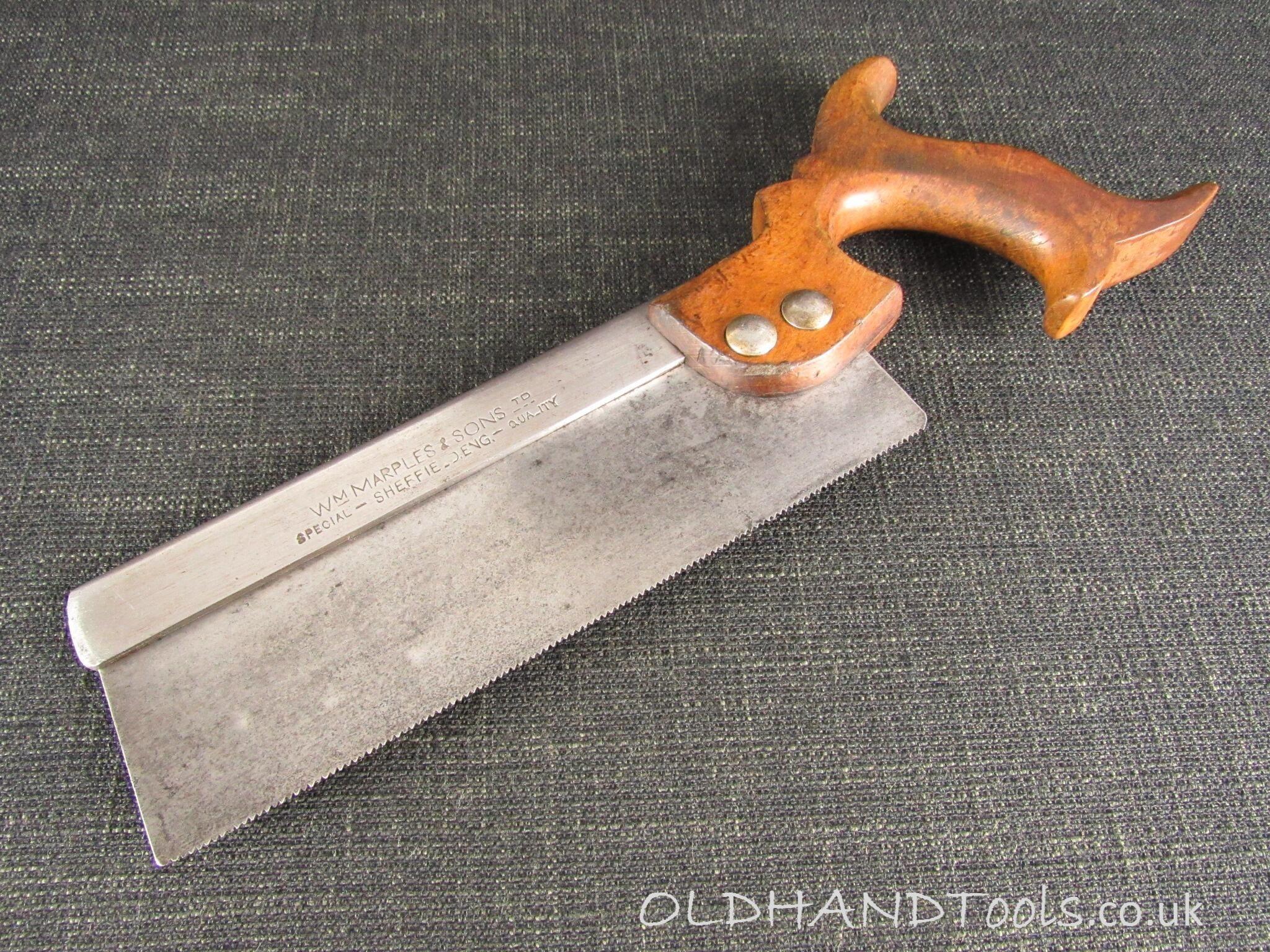 MARPLES Special Quality Steel Back Saw - 8 inch *SOLD*