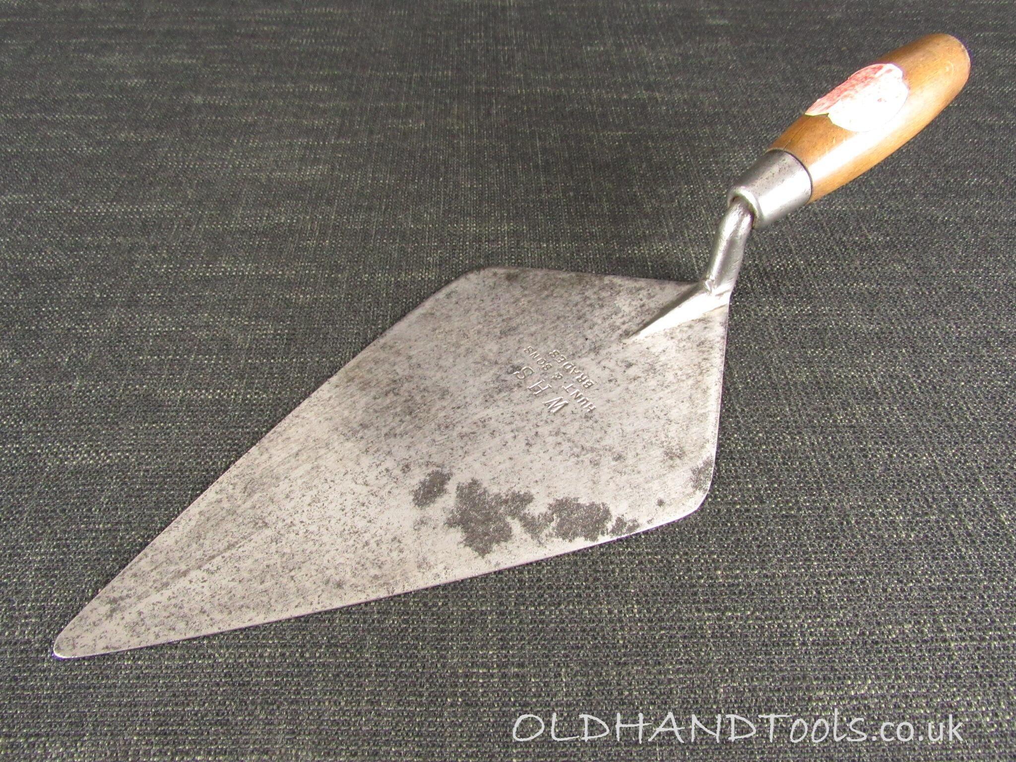Vintage WHS BRADES Capped Bricklayers Trowel - 10 inch *SOLD*