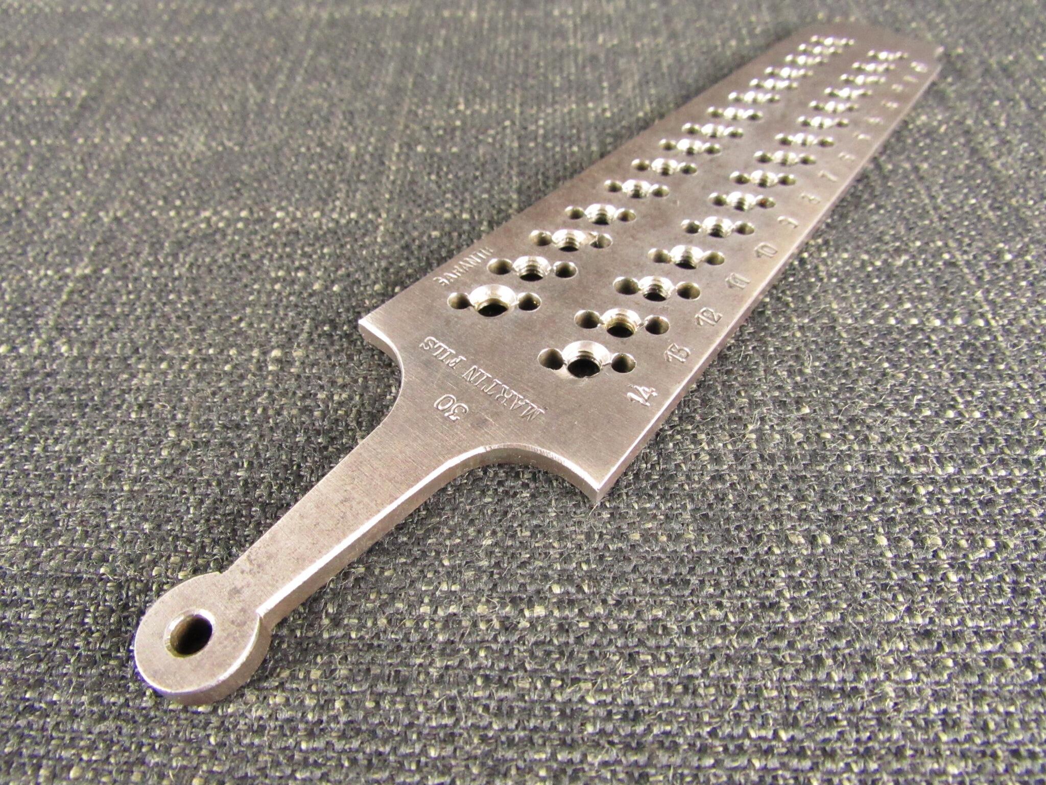 MARTIN FILS Watchmakers Screw Plate *SOLD*