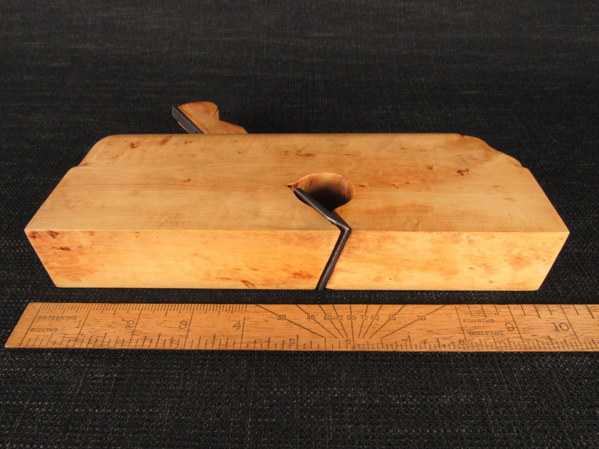 1 5/8 inch Solid Boxwood Skew Rebate Plane *SOLD*