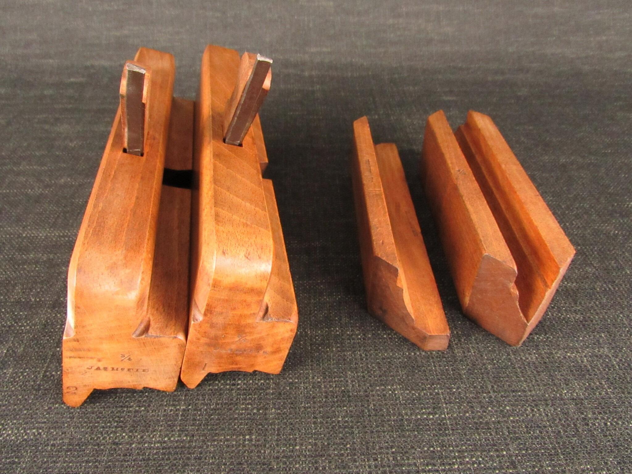 Pair of MACKAY BURLEY & HEYS Sash Window Moulding Planes with Templates ...