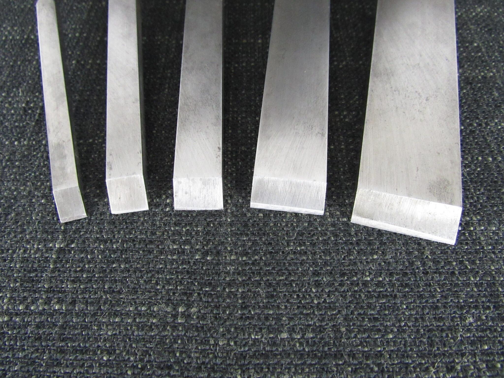 Set of 5 MARPLES Firmer Chisels with Boxwood Handles *SOLD*