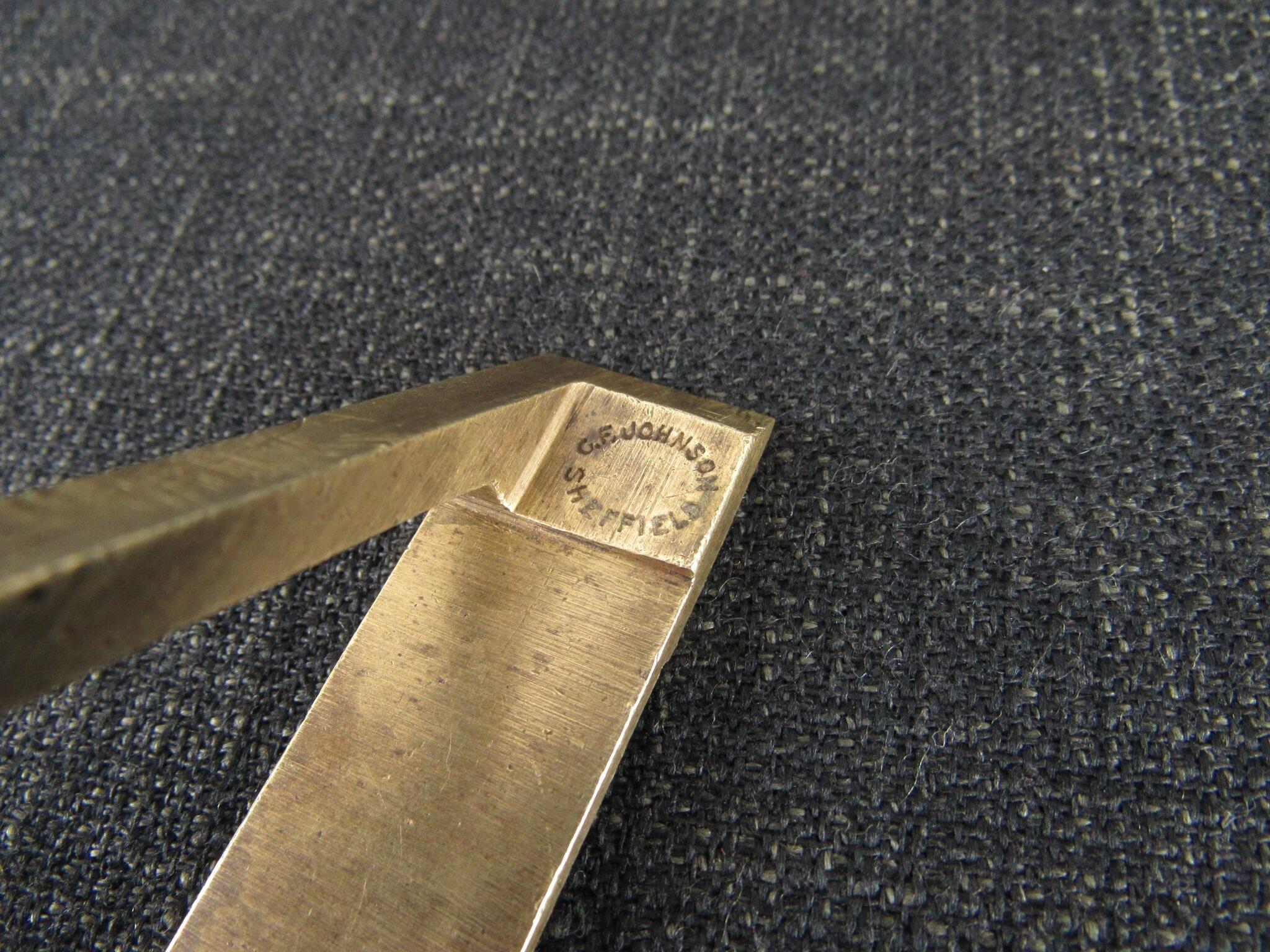 CF JOHNSON Brass Mitre Template *SOLD*