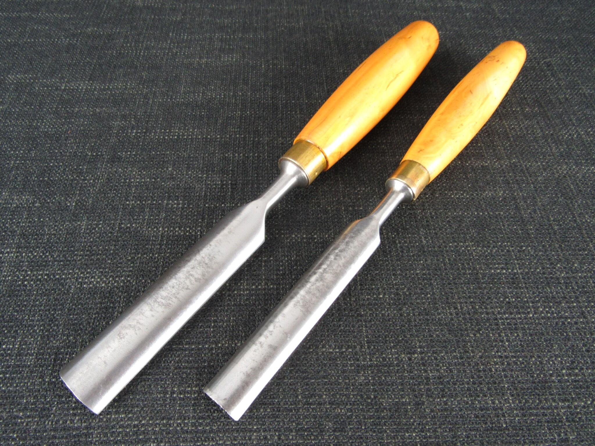2 MARPLES In Cannel Firmer Gouges - 3/4 & 1 inch *SOLD*