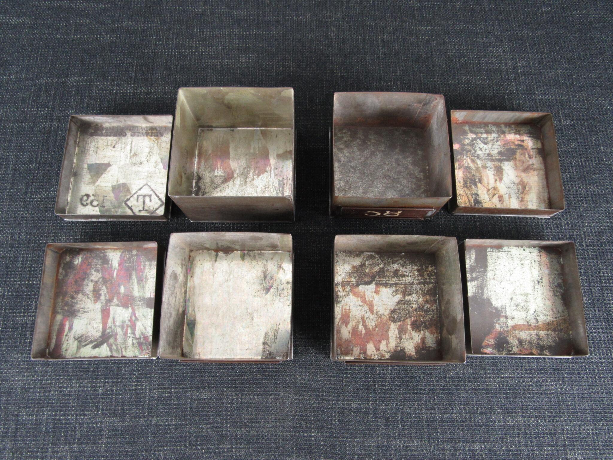 4 Metal Storage Boxes - Standard Sample Private Contract