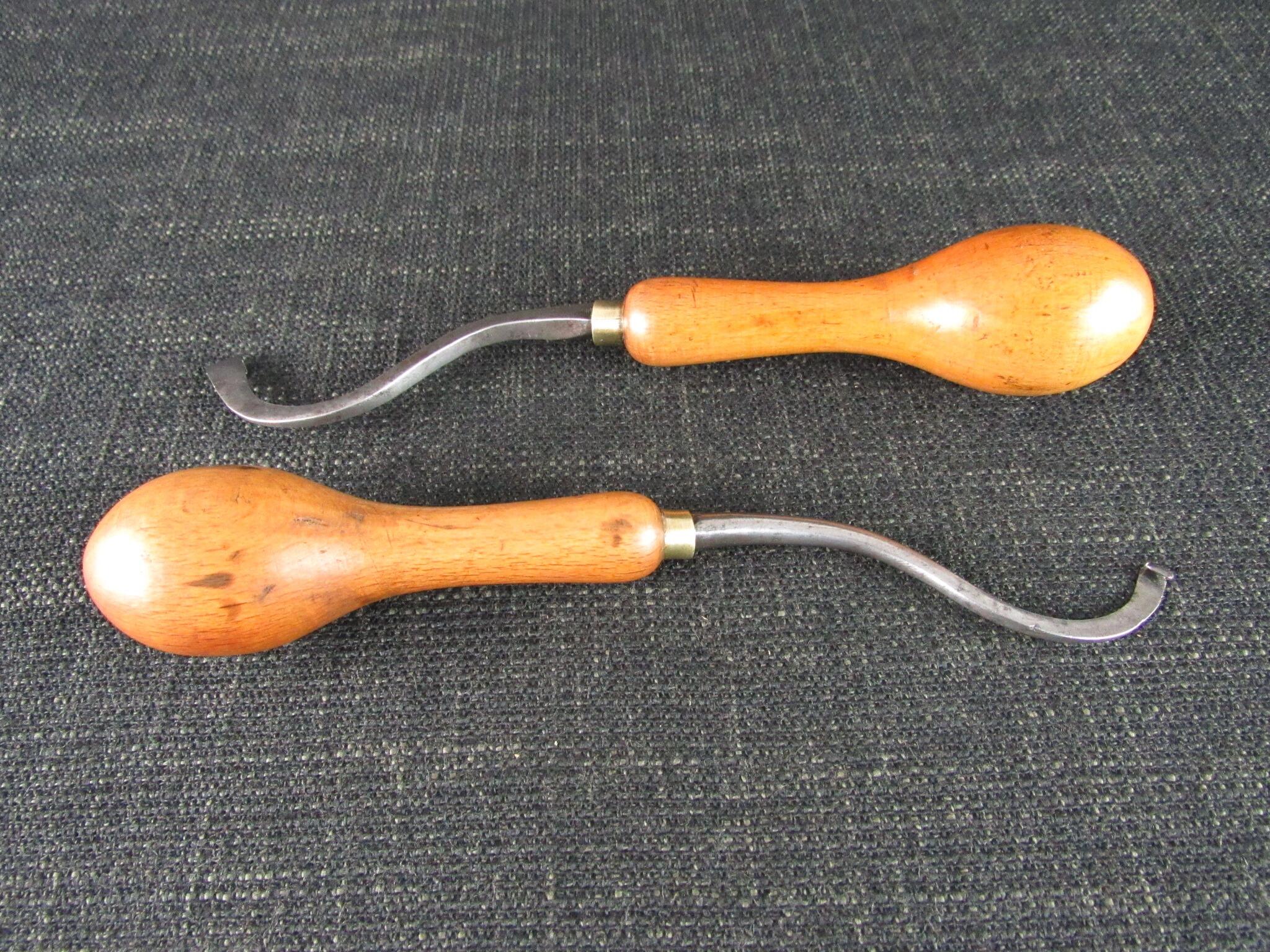 2 Wooden Handled Race Tools