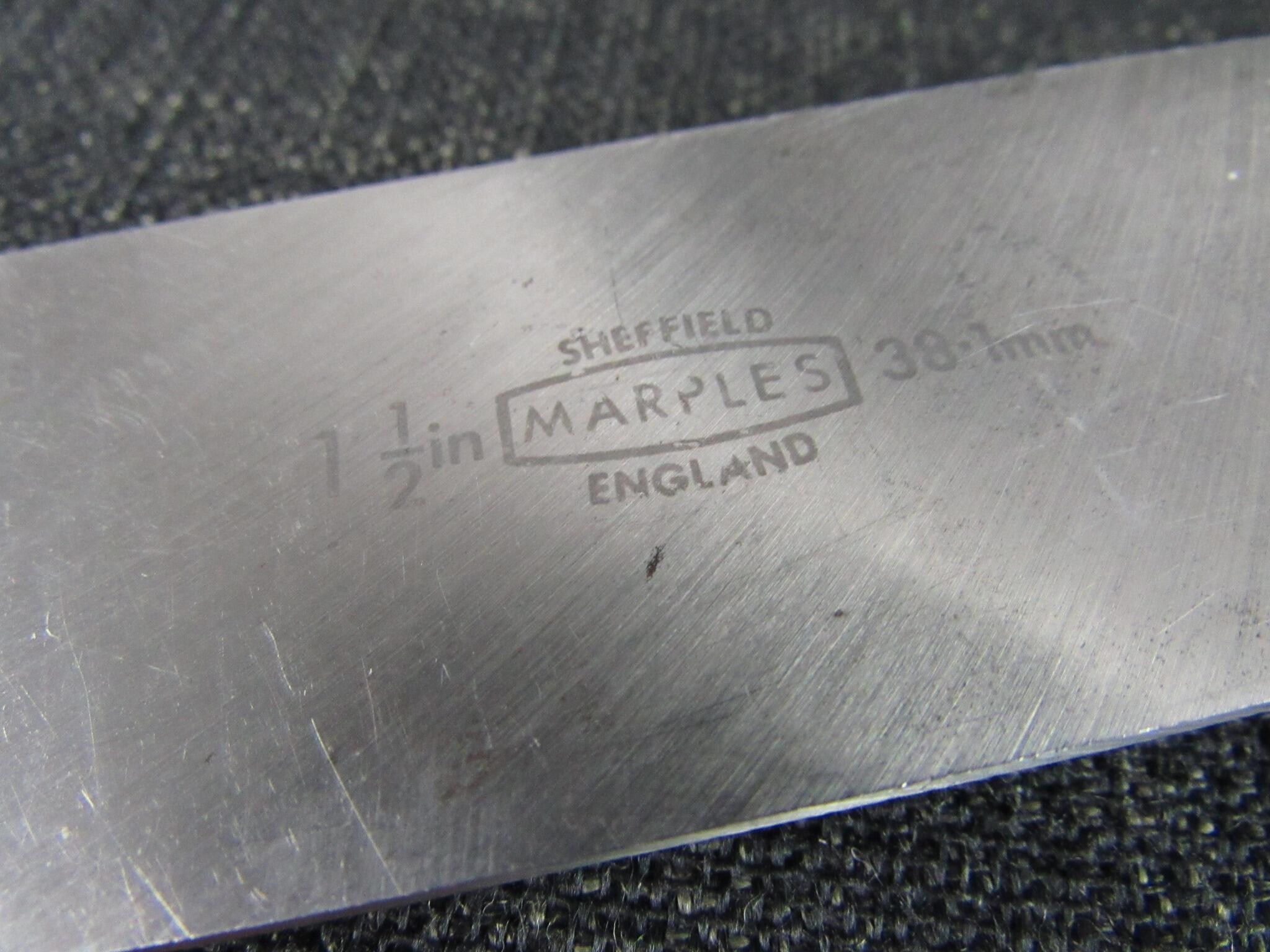 1 1/2 inch MARPLES Bevel Edge Chisel with Boxwood Handle
