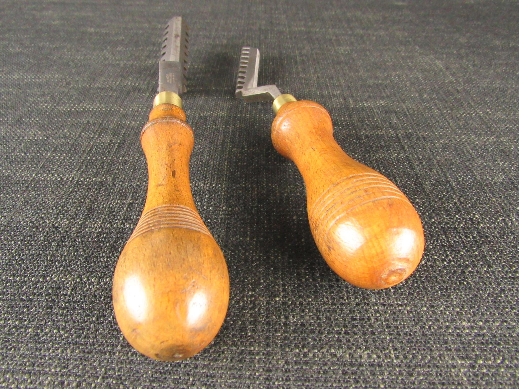 2 HERRING Patent Cabinetmakers Gunstockers or Planemakers Floats *SOLD*