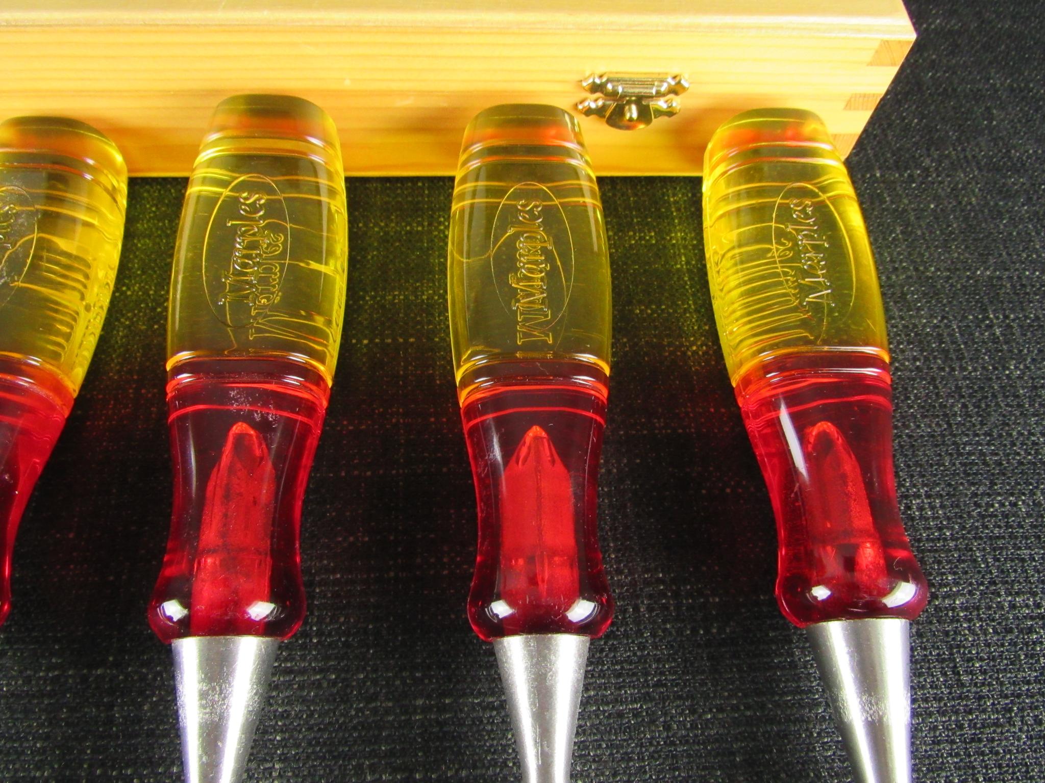 Boxed Set of 6 RECORD MARPLES Splitproof Bevel Edge Chisels - Hand ...