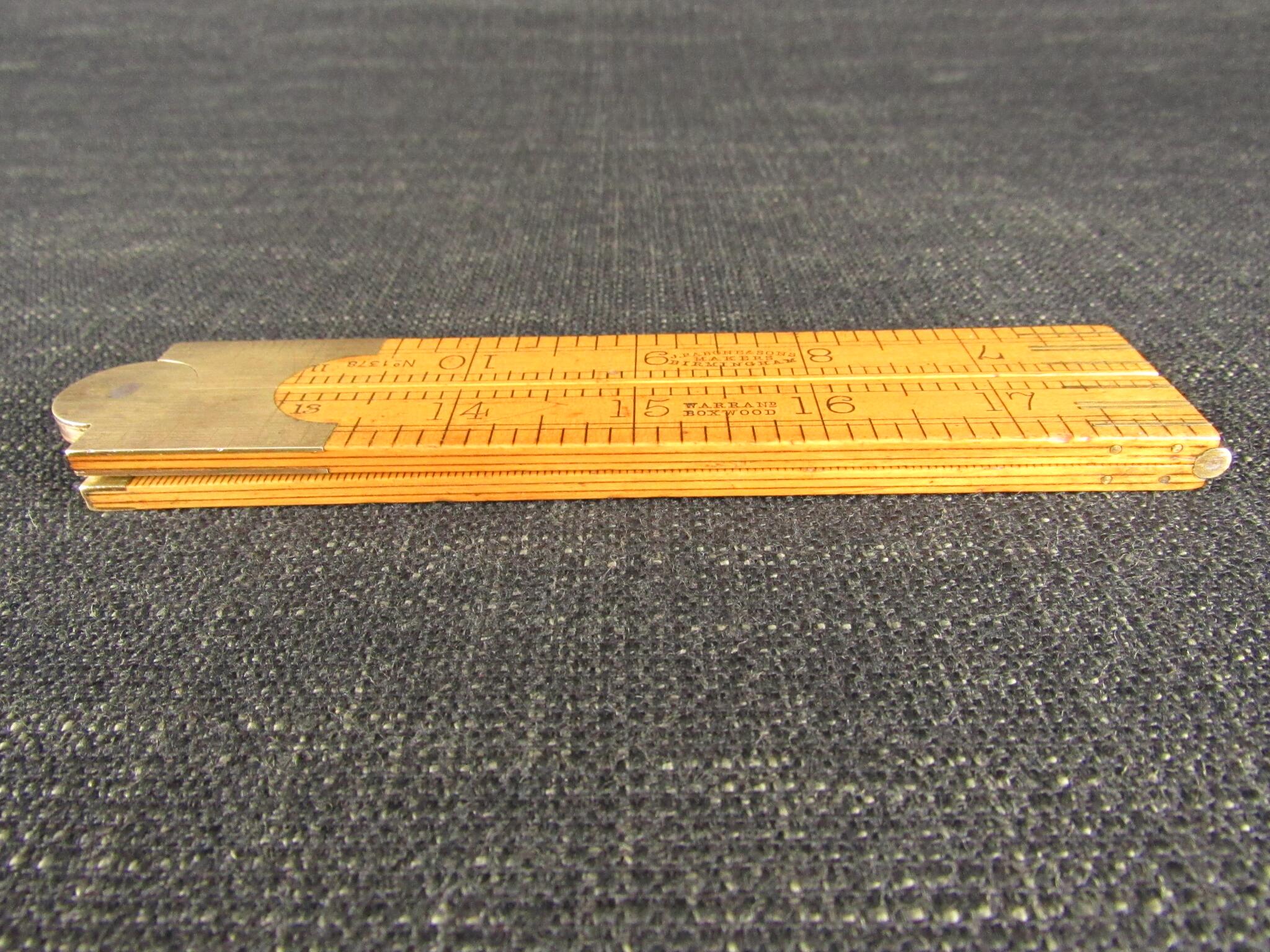 RABONE 1378 Boxwood Rule with Imperial & Metric Graduations *SOLD*