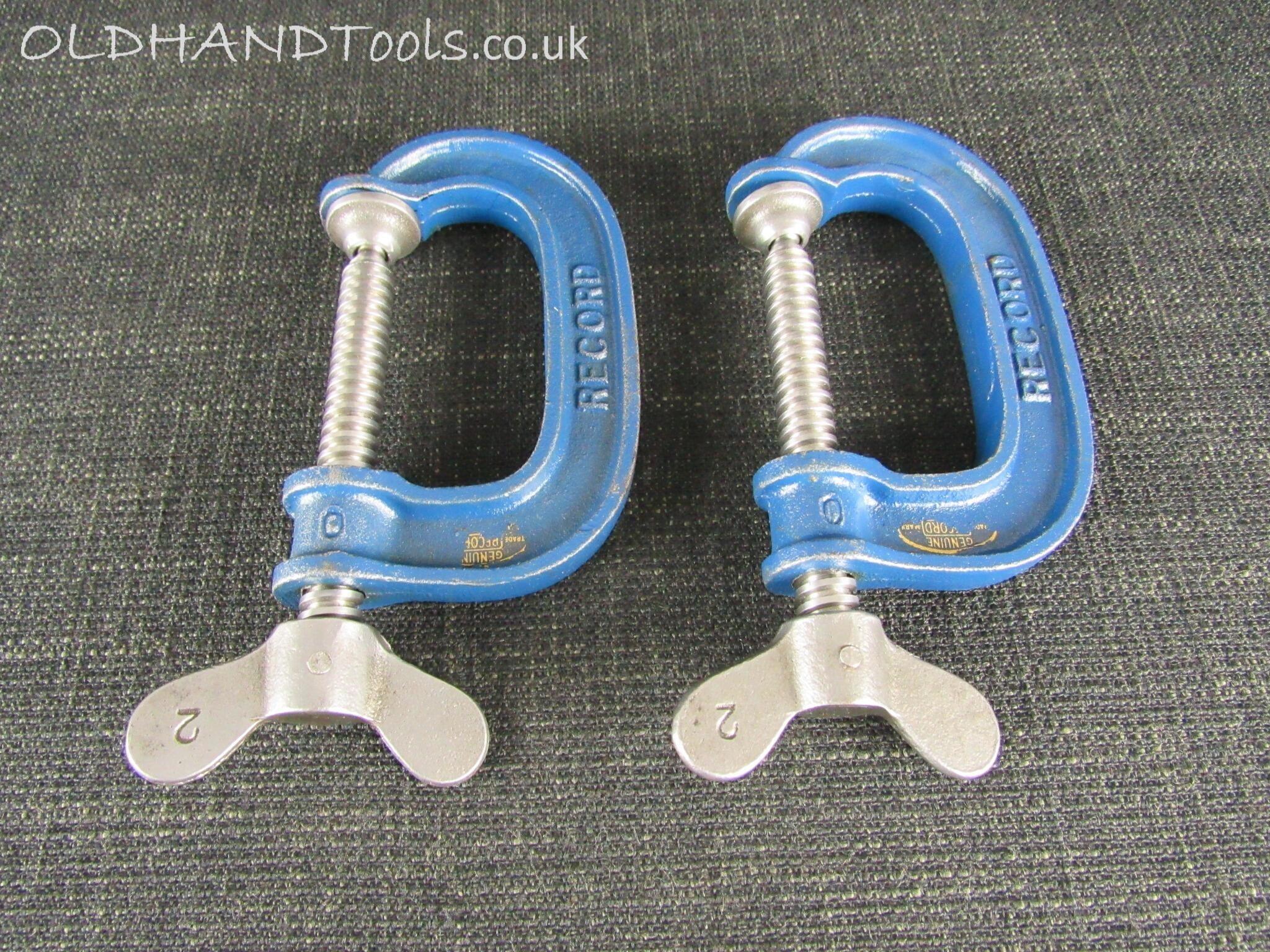 Pair of 2 inch RECORD G Clamps *SOLD*