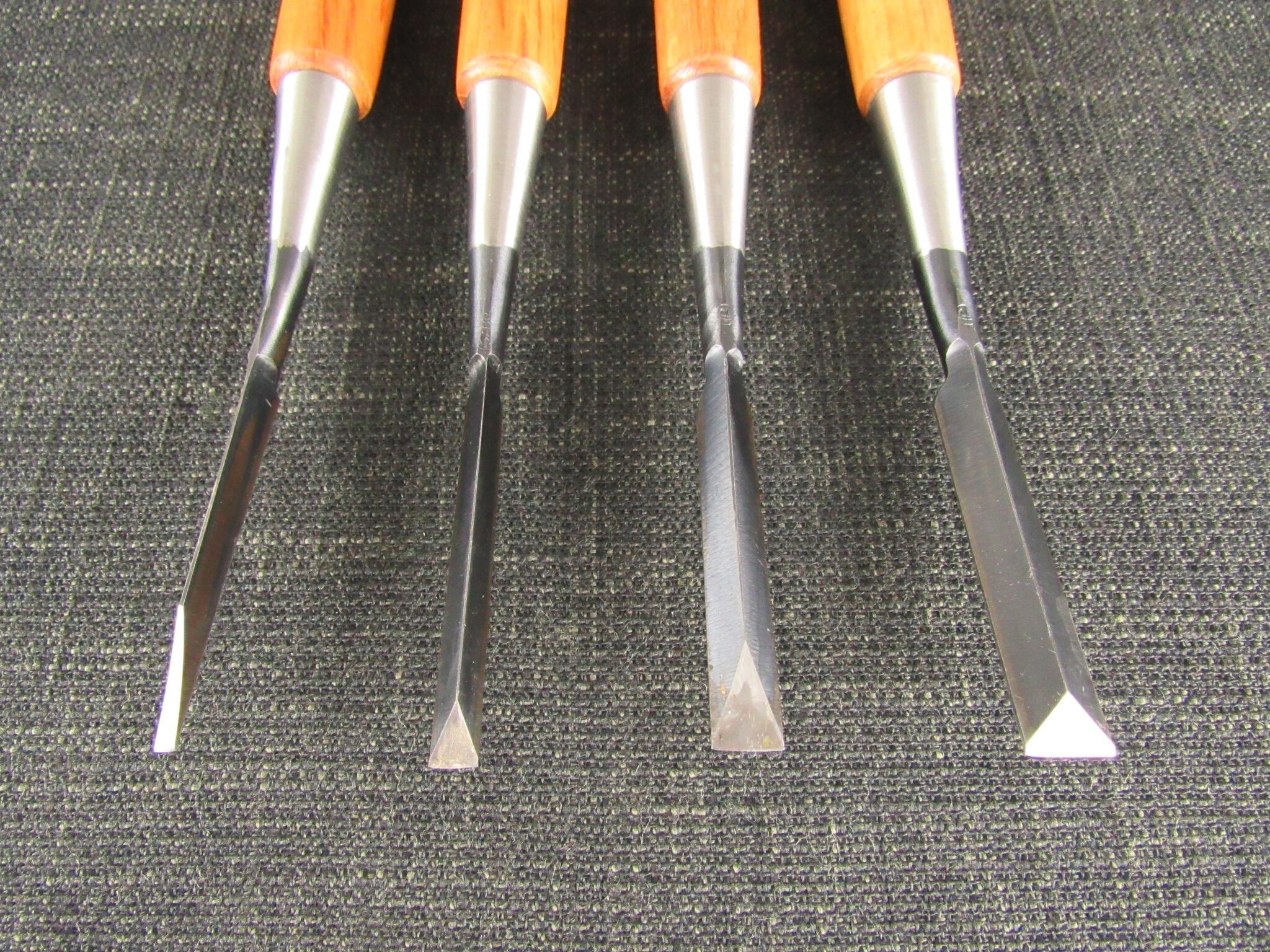 Set of 4 Japanese Chisels - Oyama City *SOLD*